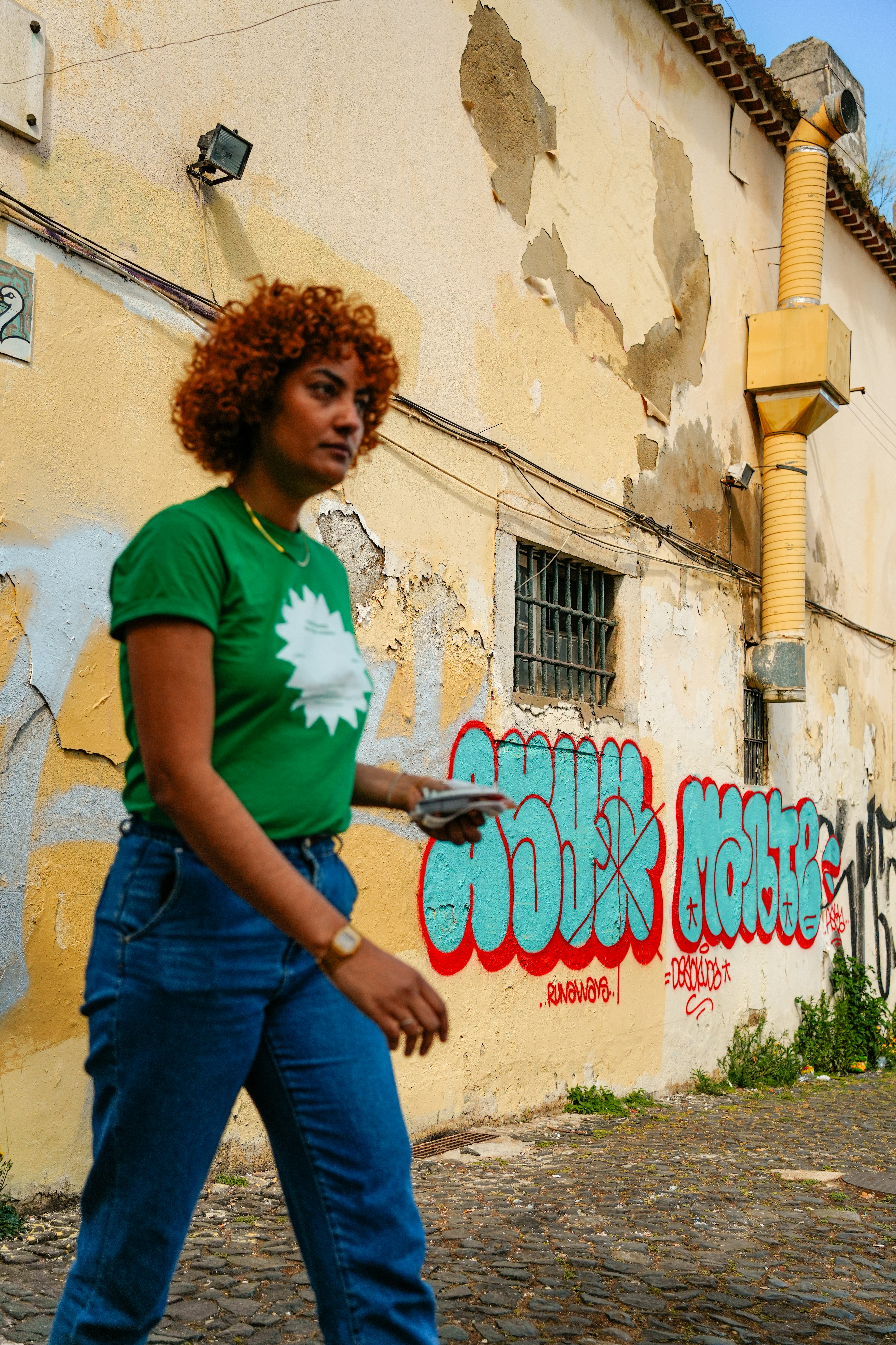 Walking Through Walls of Color