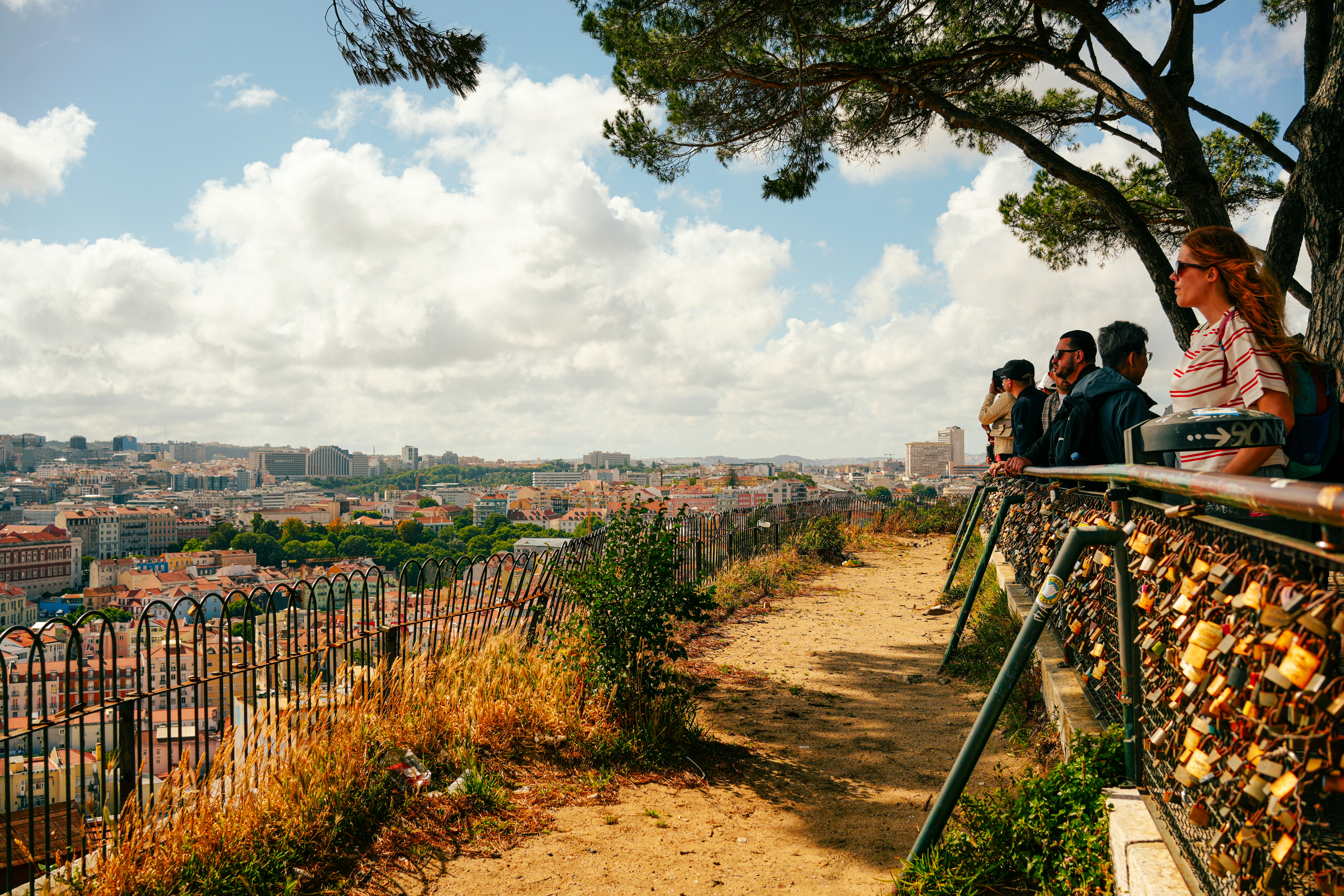 Rendezvous on the Rim: Friends Beside the Cityscape