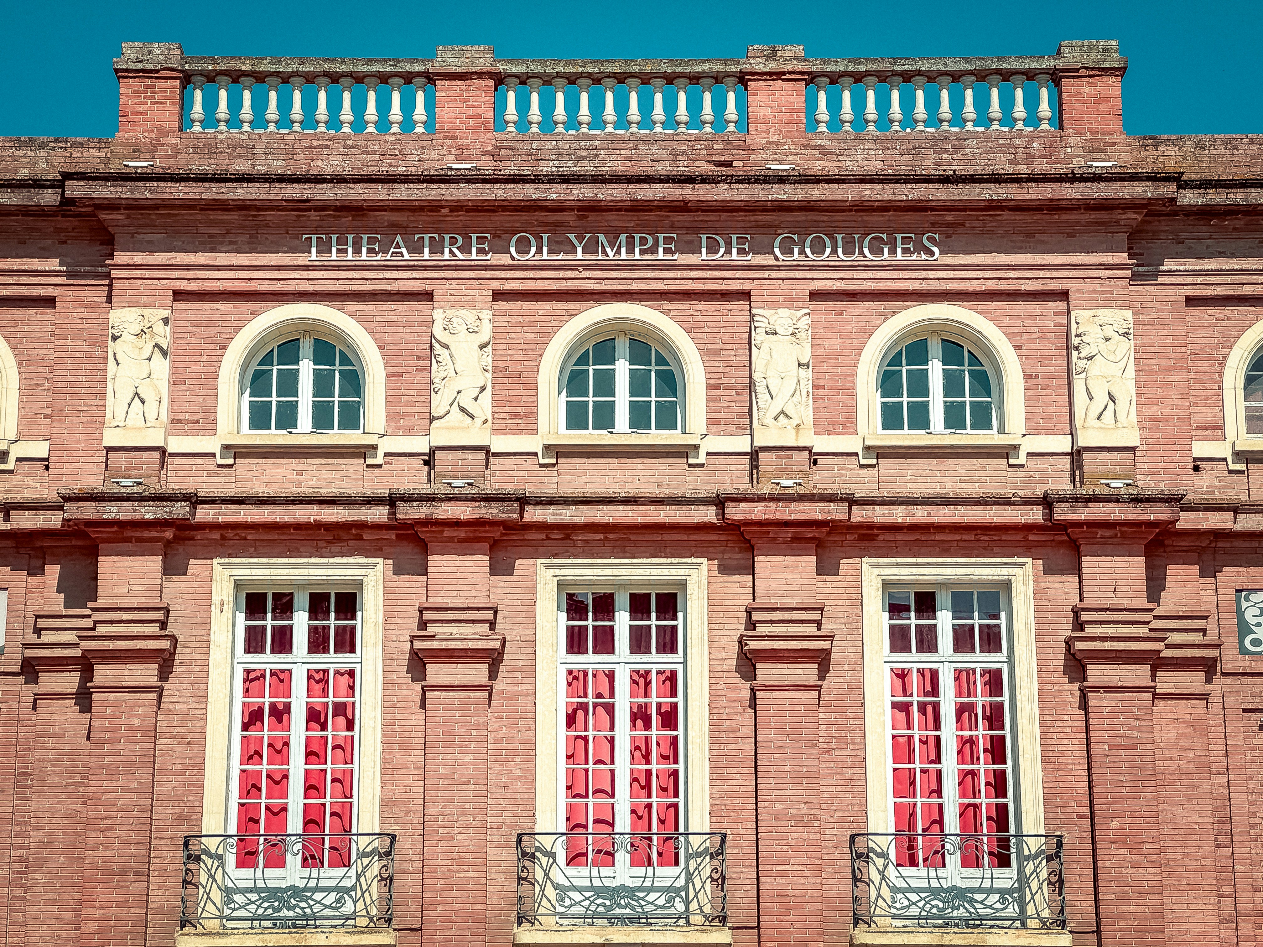 The Red Brick Ballet: Windows and Arches of the Théâtre du Olympe de Couges