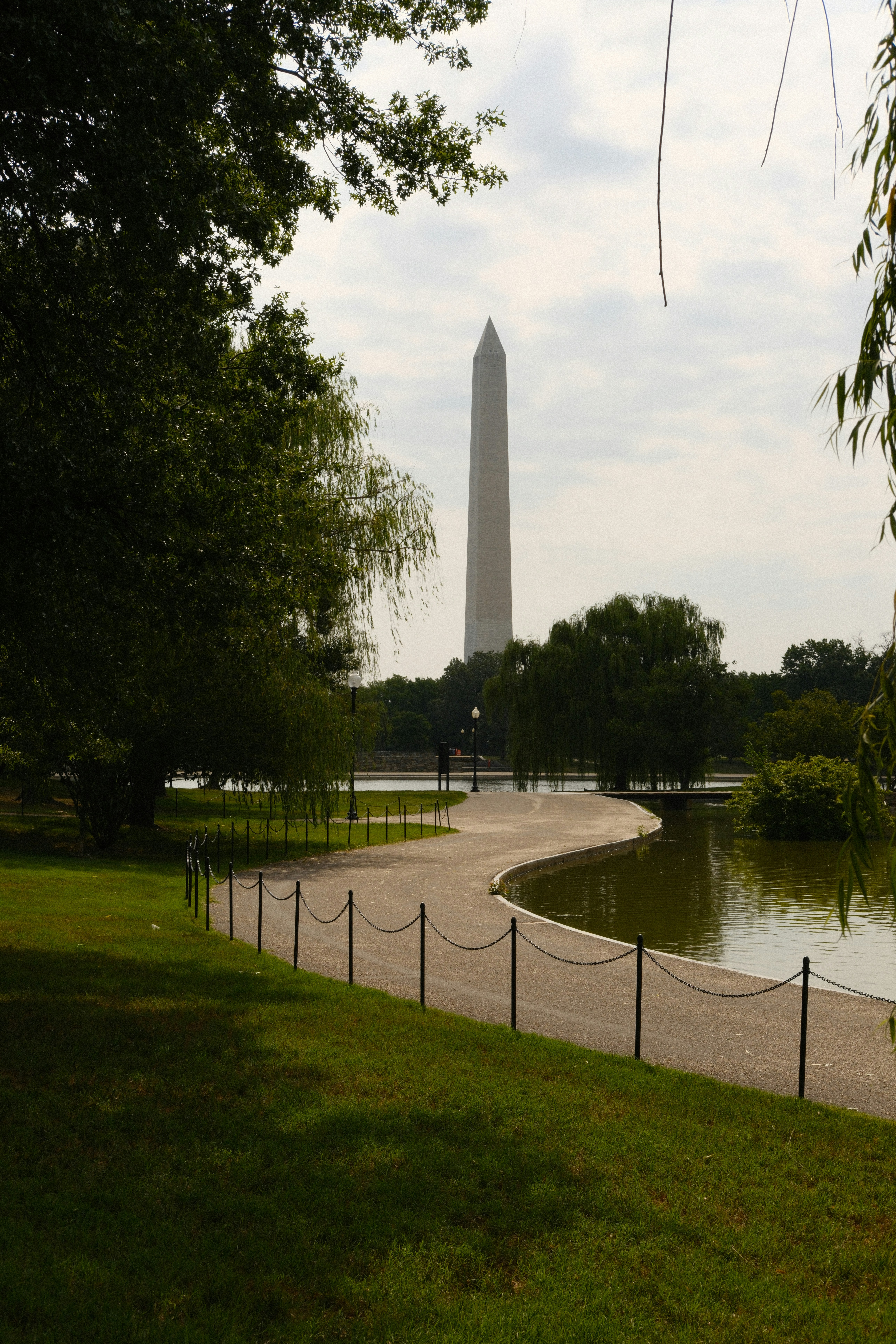 Path to the Obelisk: A Quiet Park Veil