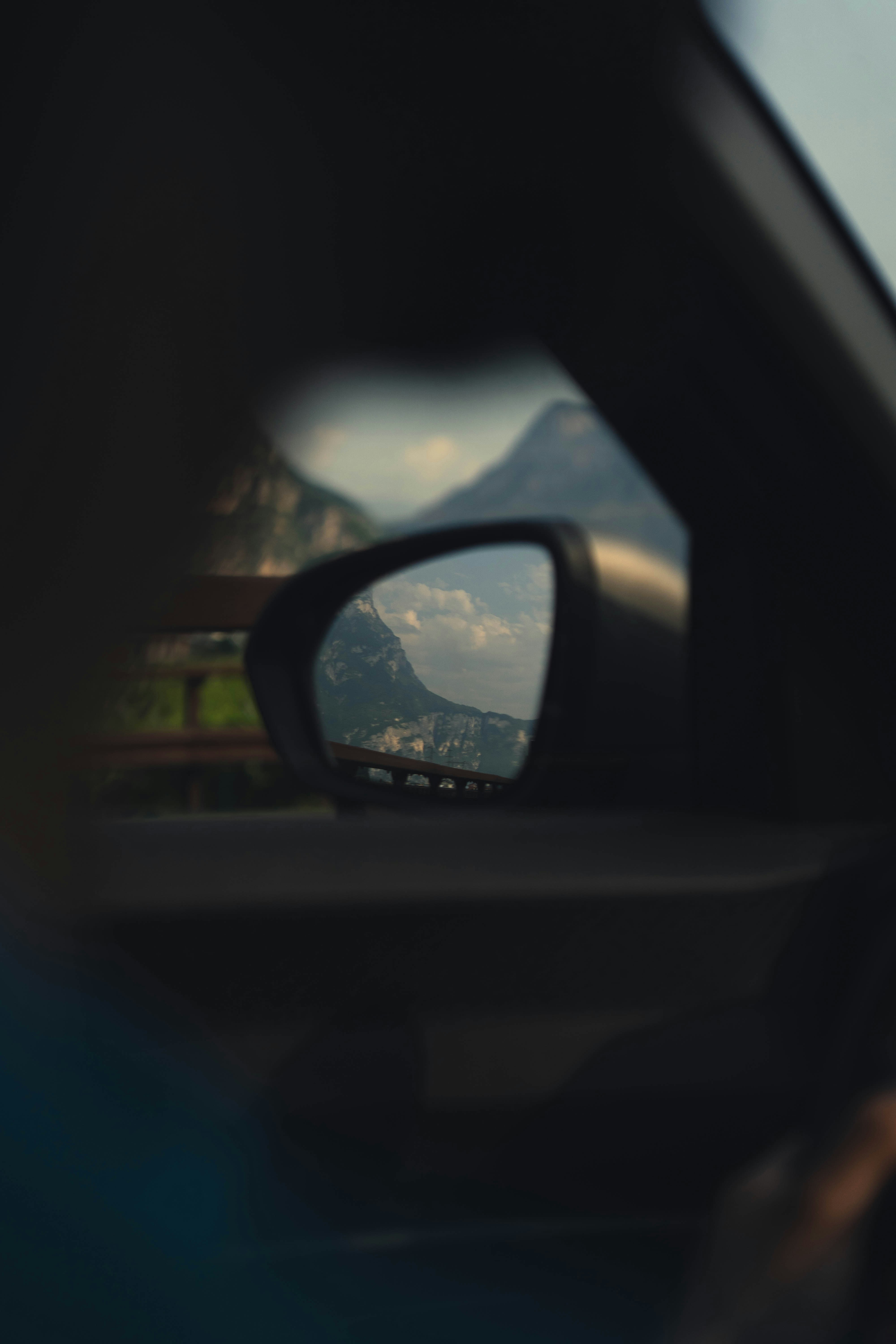 Through the Car Window: Alpine Mirror in a Quiet Drive
