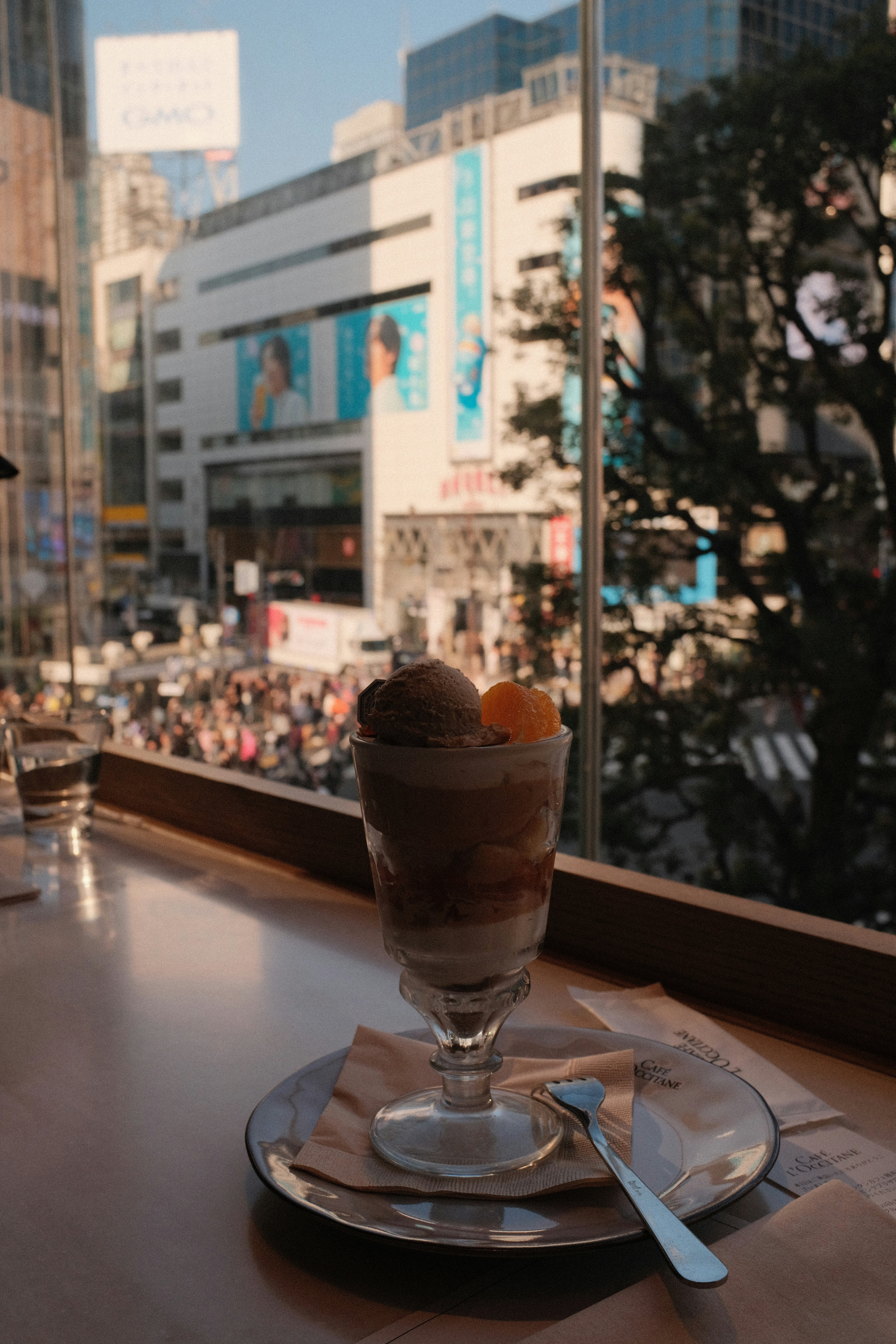City Dessert Delights: A Sundae with Skyline Views