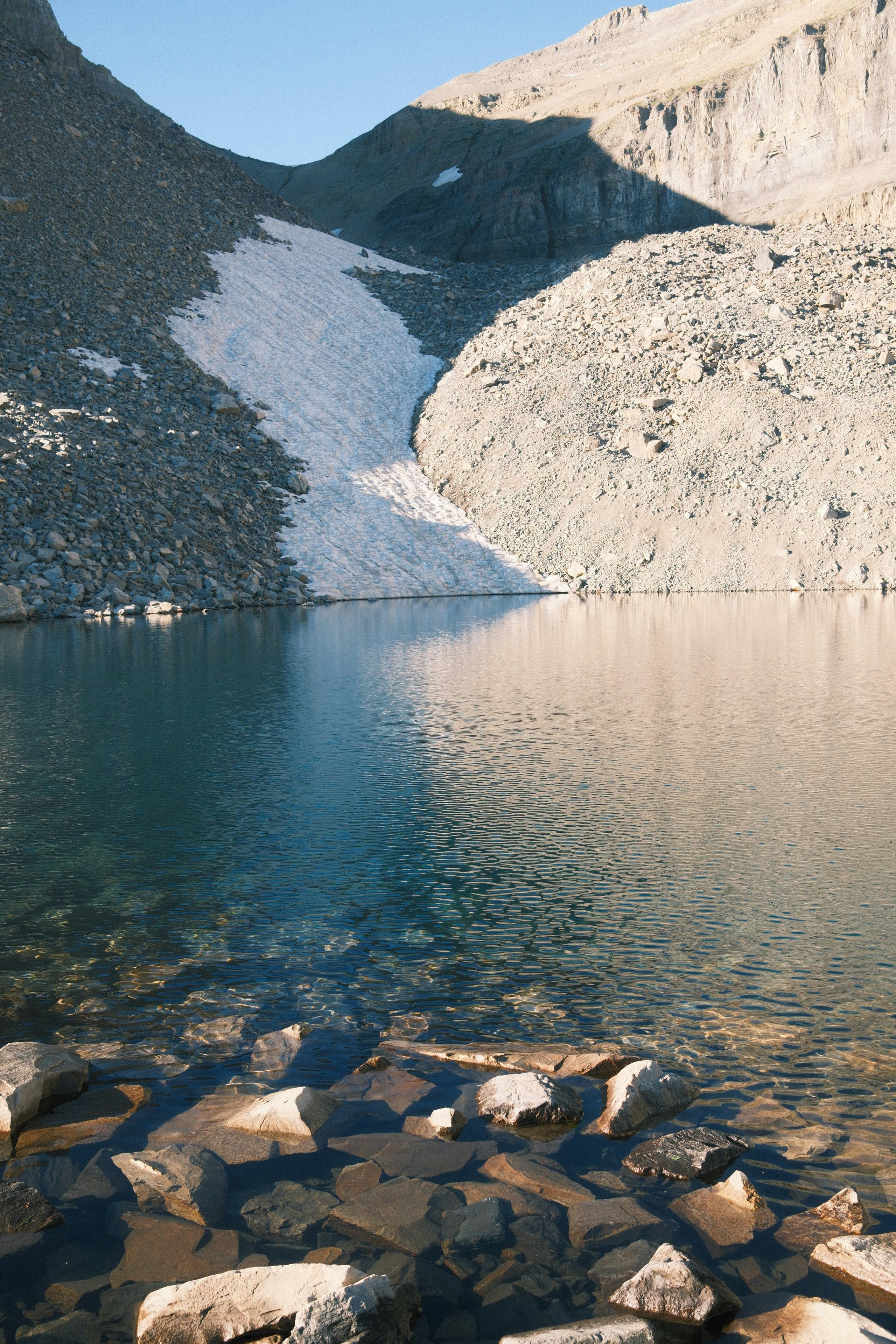 Glacial Tarn at the Mountain Basin
