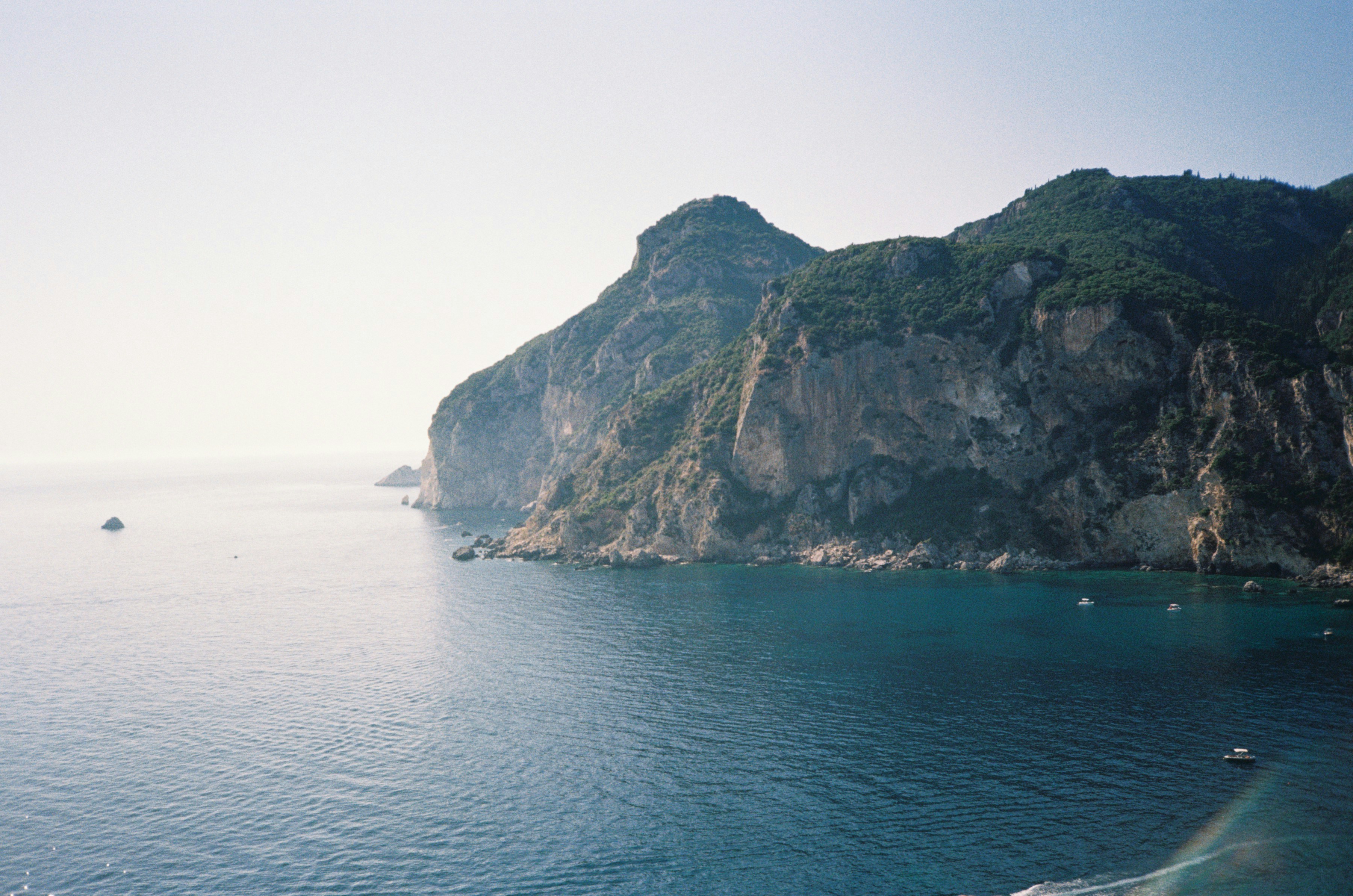 Cliffside Coastline Under Soft Morning Light