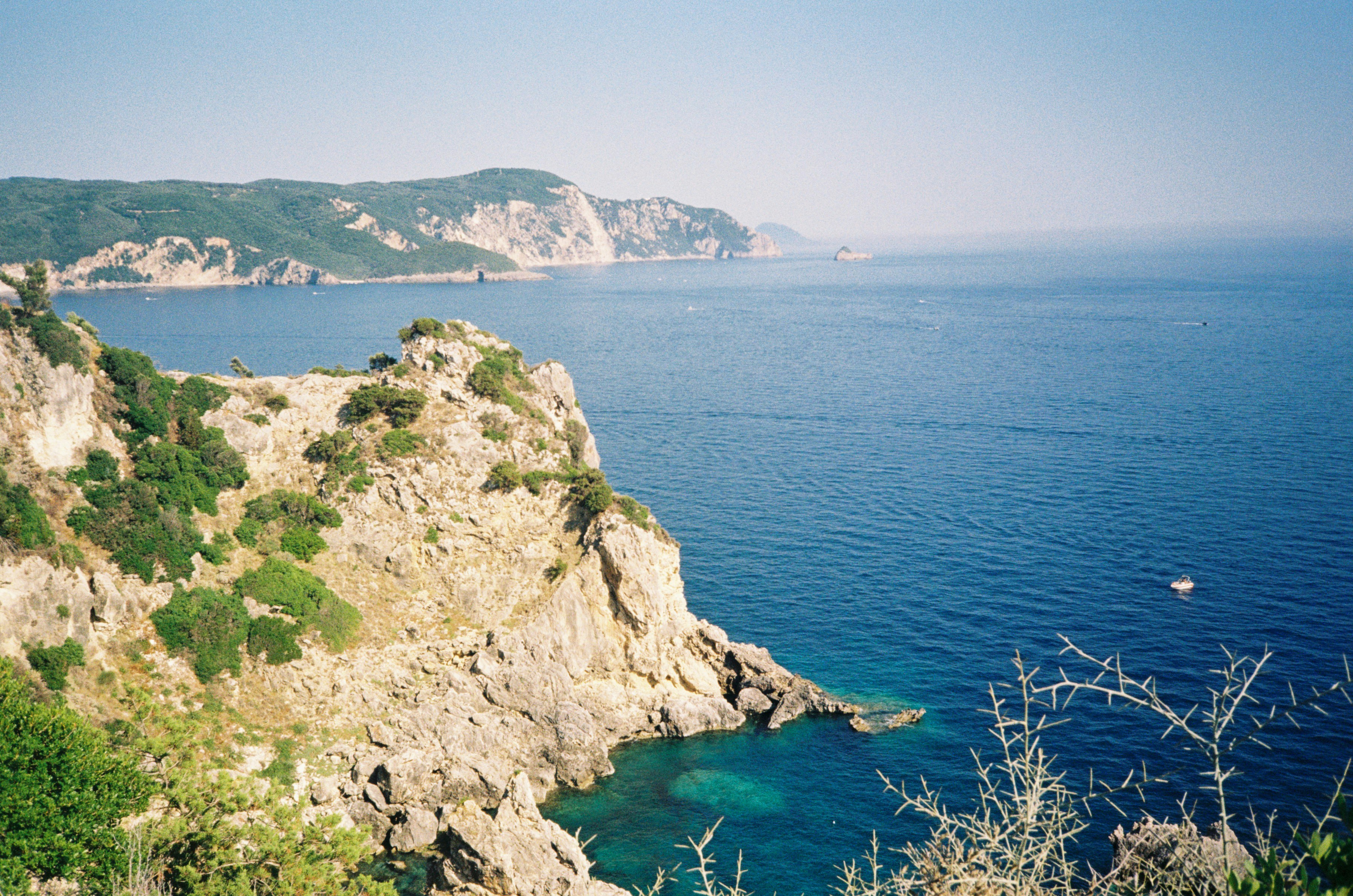 Cliffside Vista Over Turquoise Mediterranean