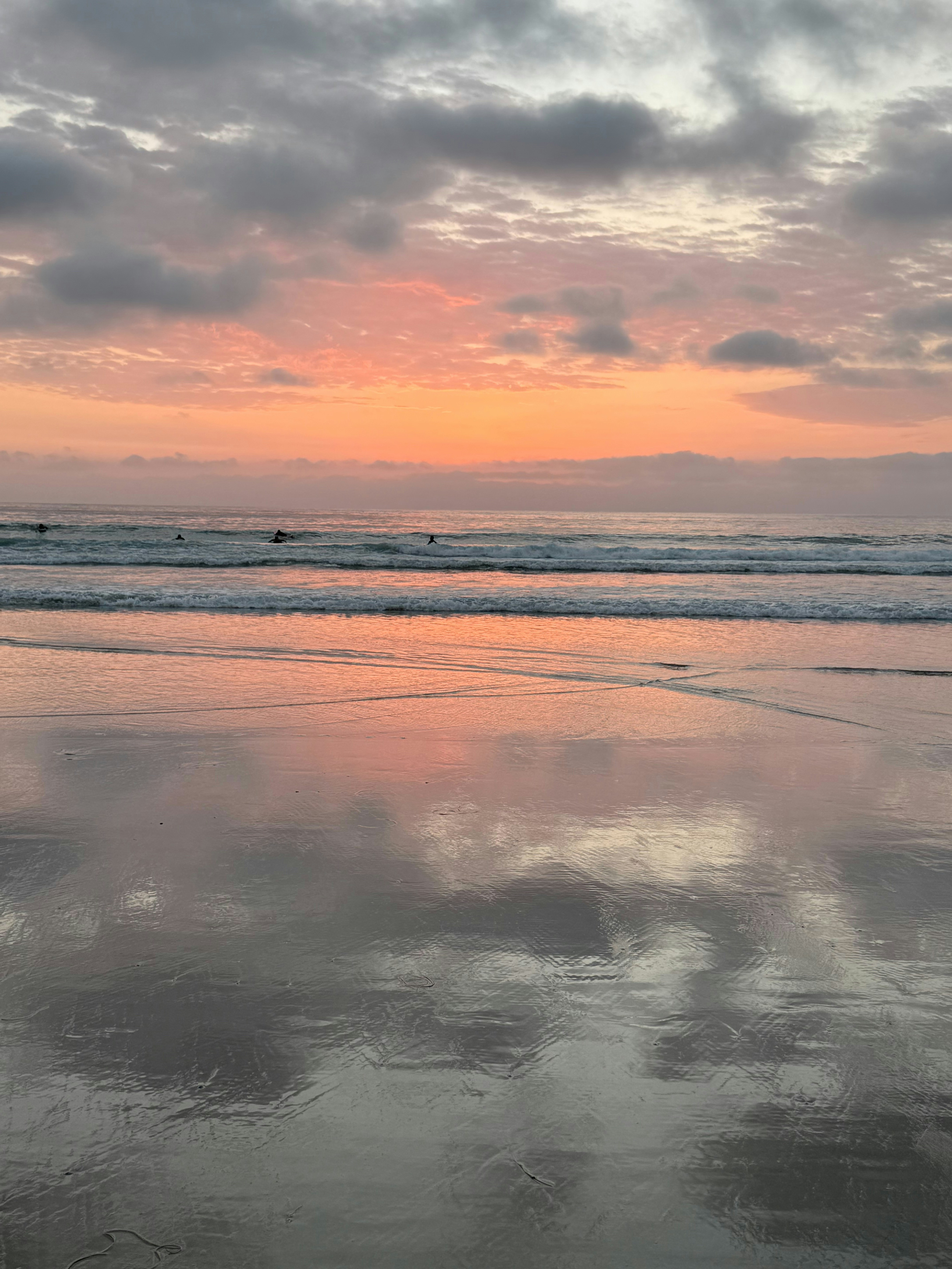 Sunset Reflections on a Quiet Tide