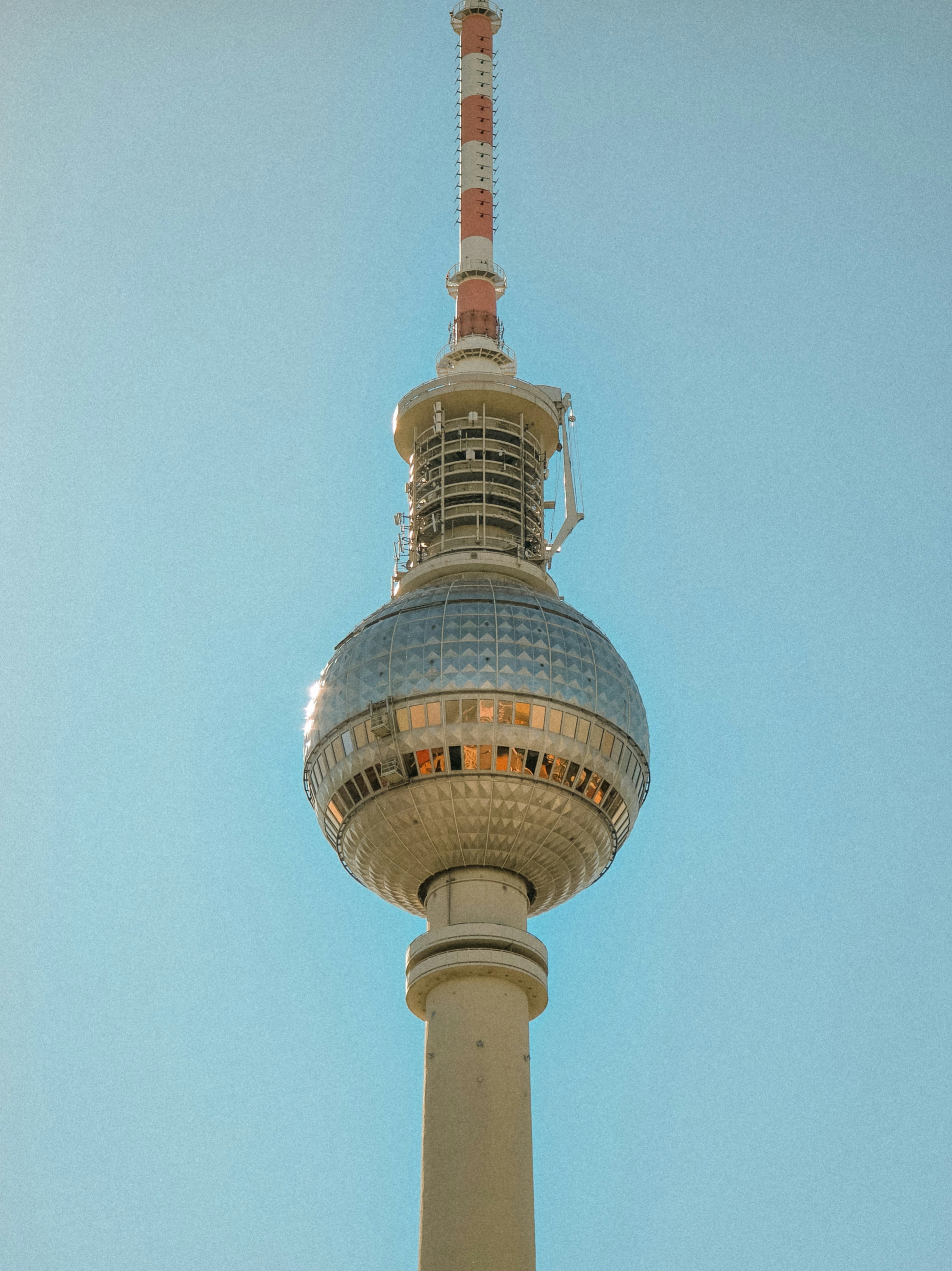 Skyward Beacon: Berlin's Fernsehturm Reaching for the Blue