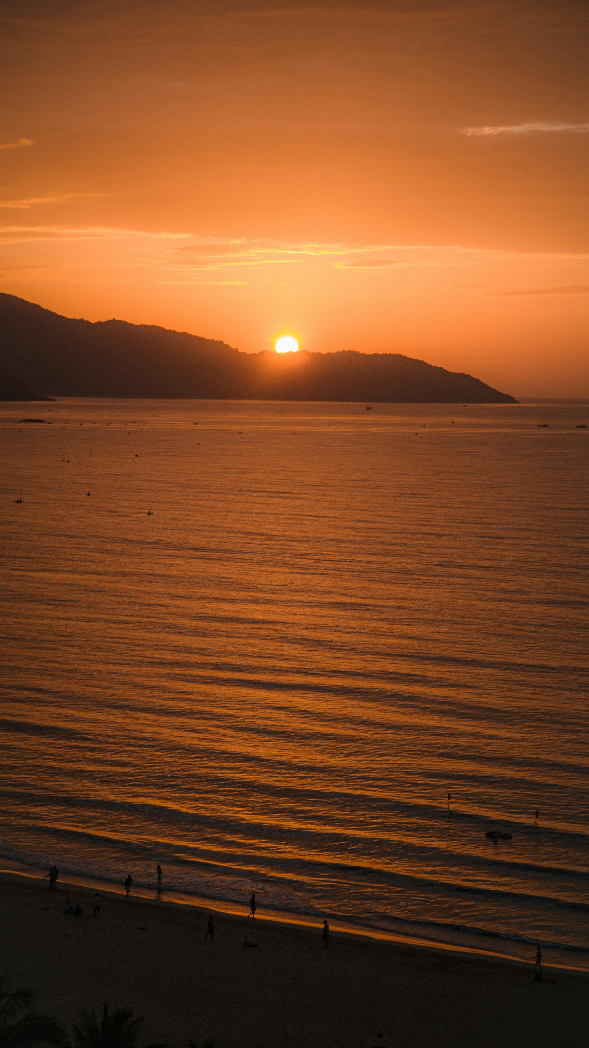 Sunset Symmetry Over Quiet Waters