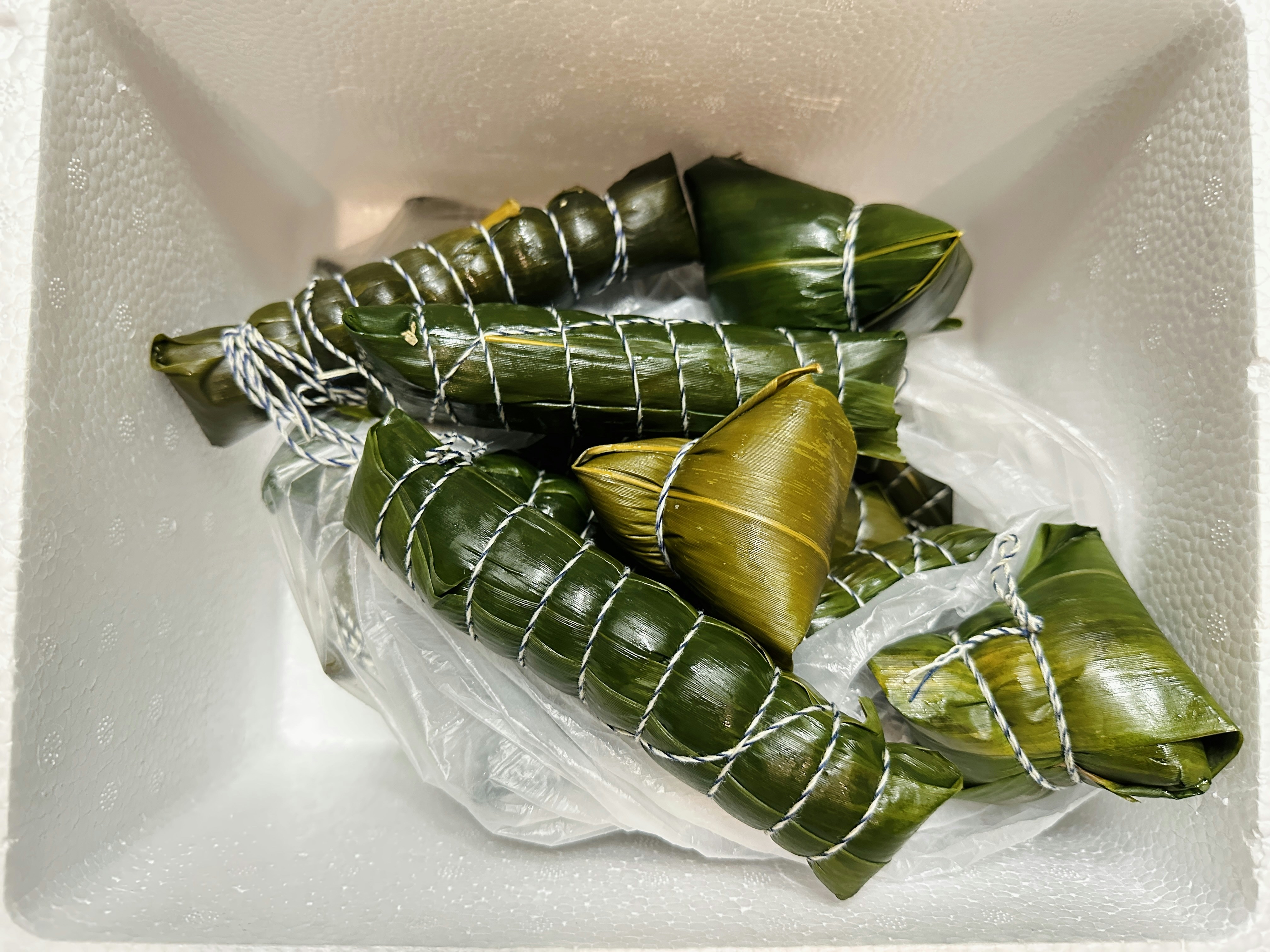Wrapped Leaf-Wold of Rice and Banana Leaves