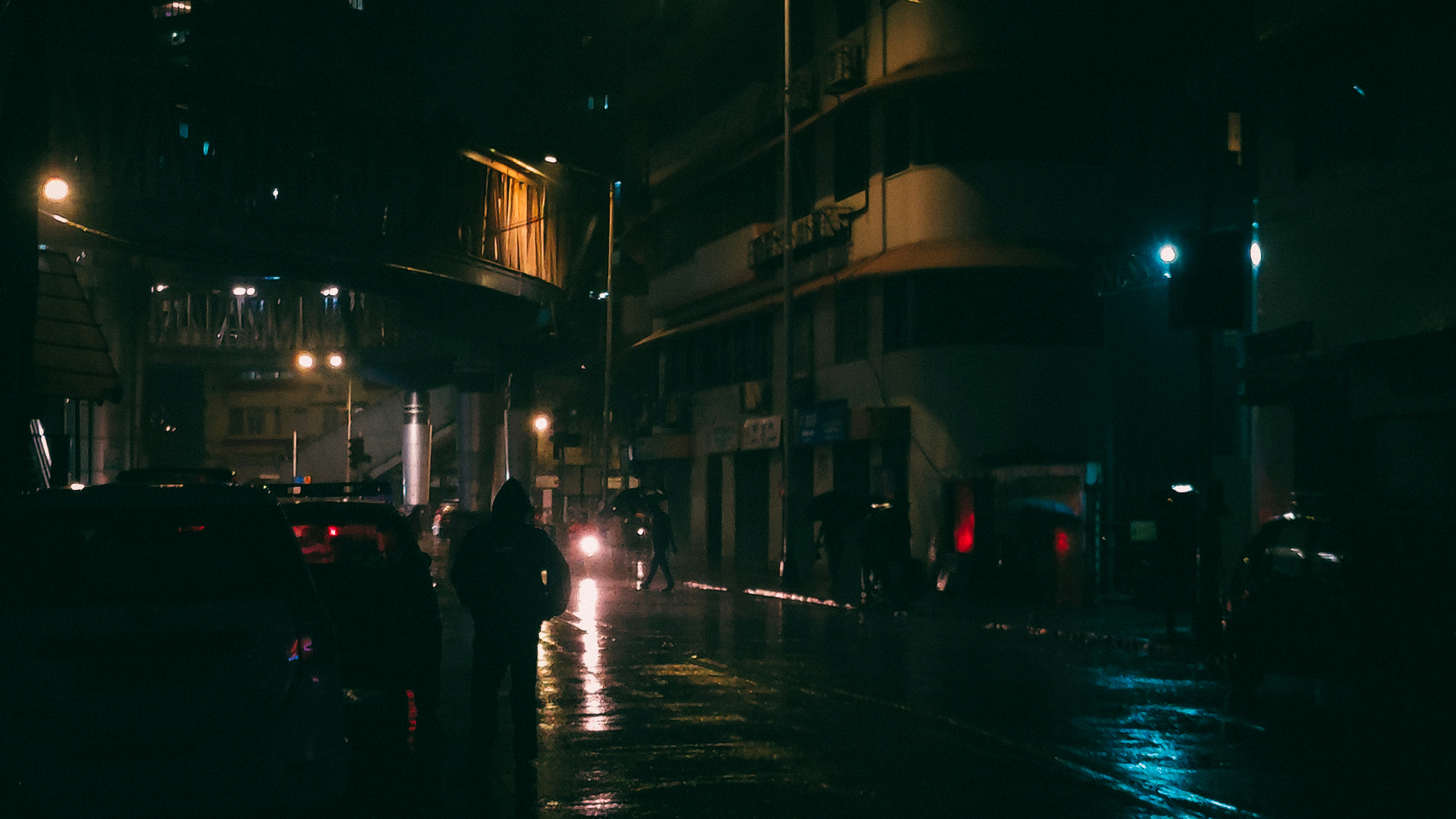 A dark alley