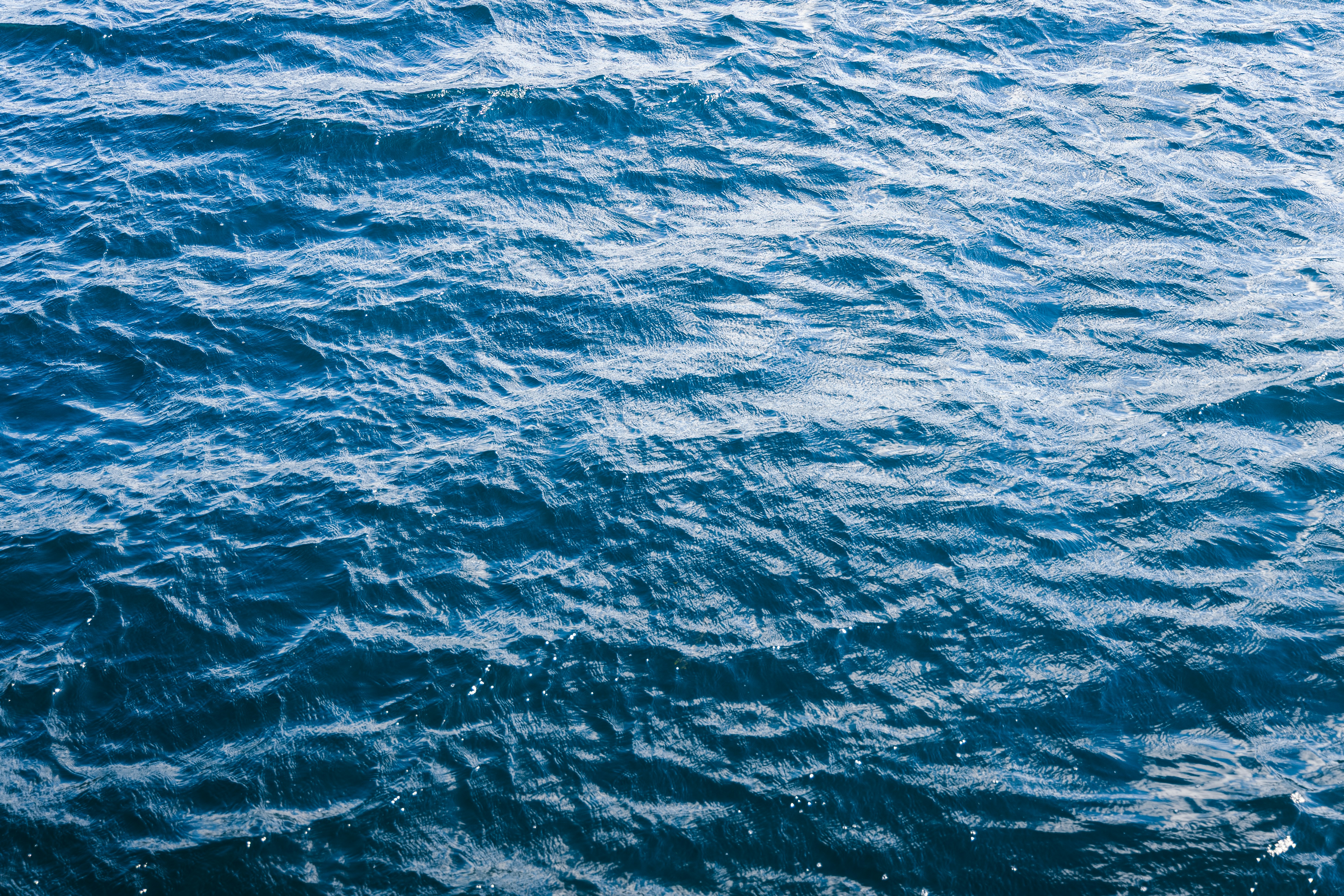 Blue Currents: A Close Window into Ocean Texture