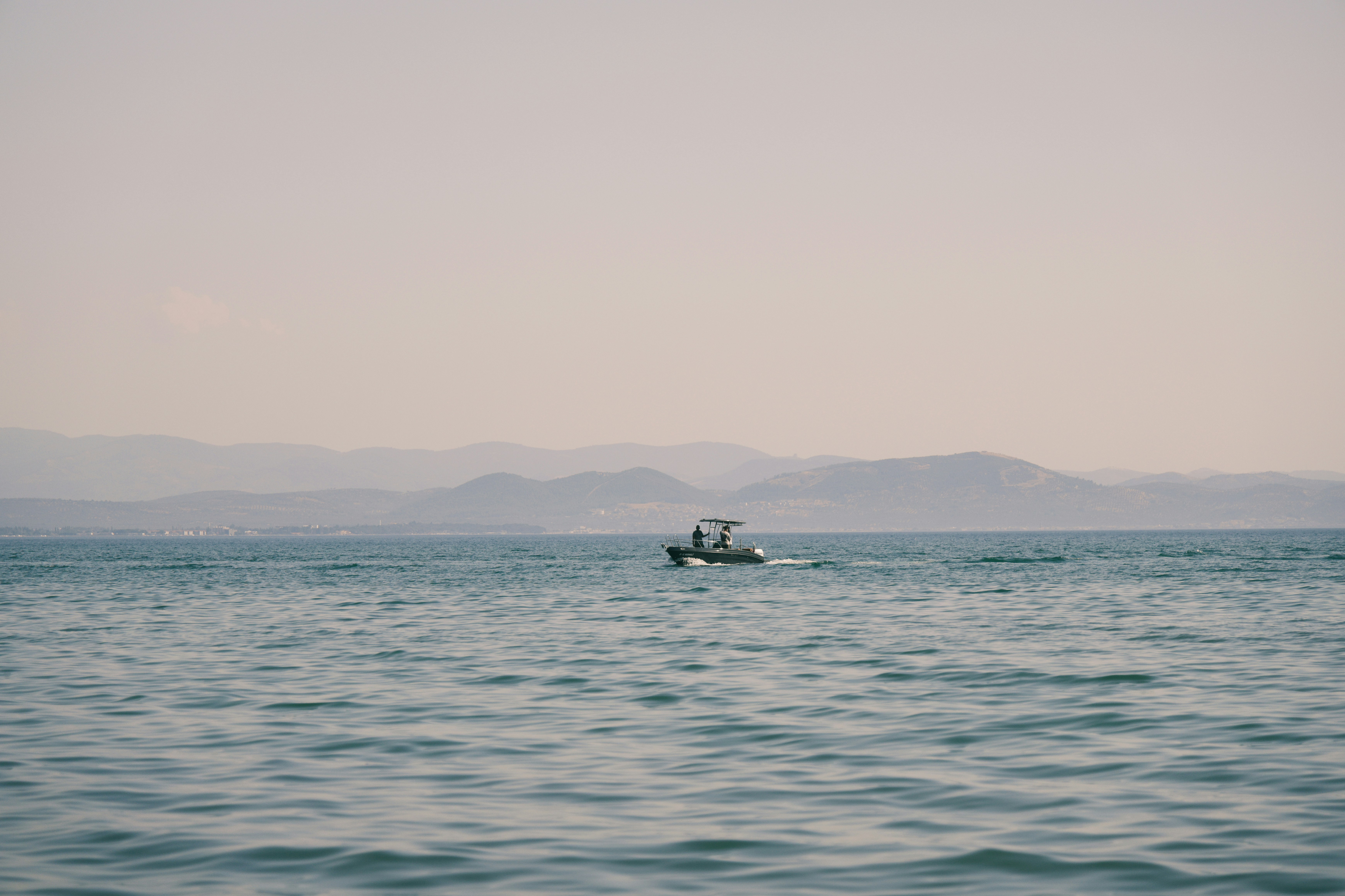 Midwater Vessel on a Quiet Horizon