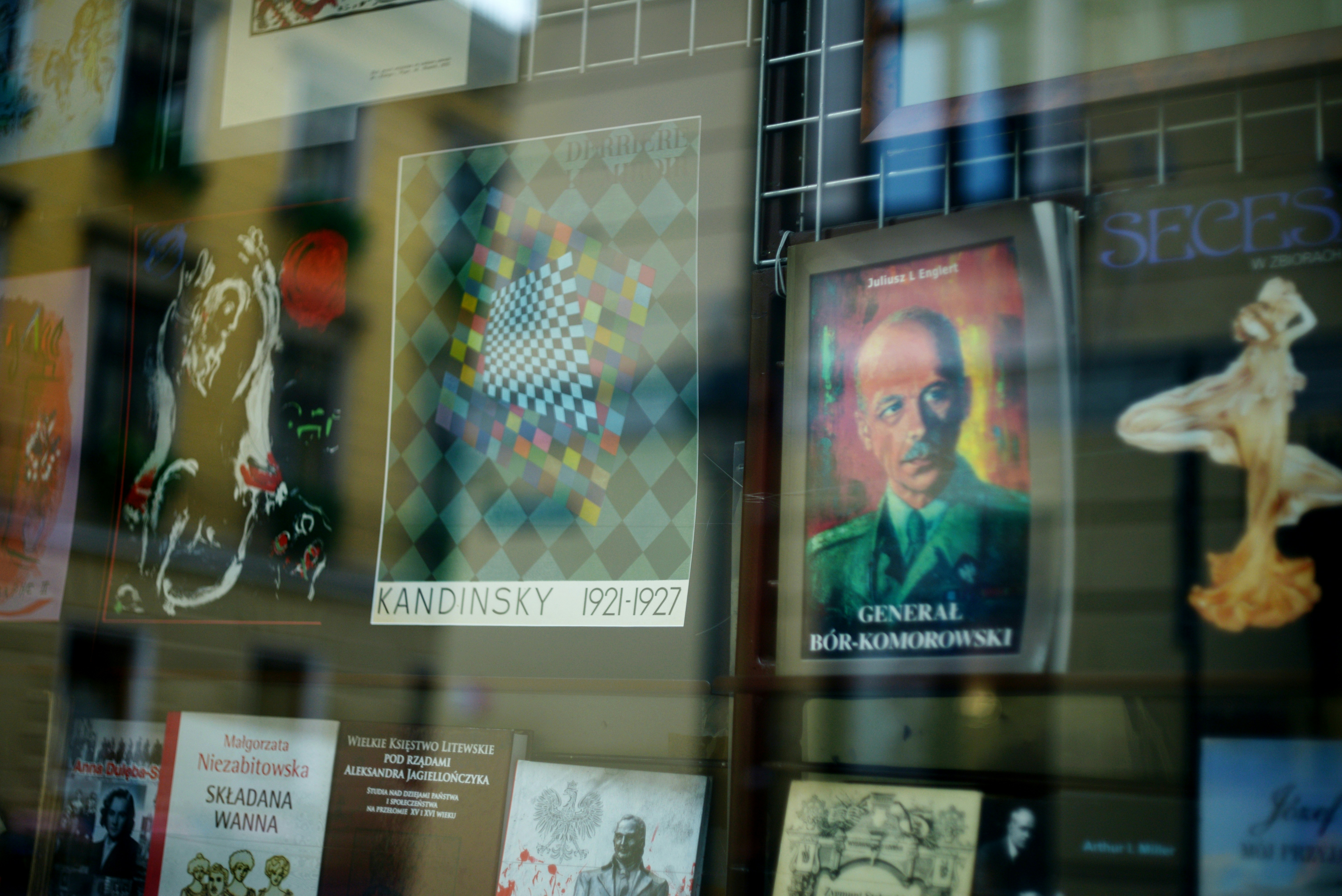 Chromatic Reflections: Posters Behind the Glass