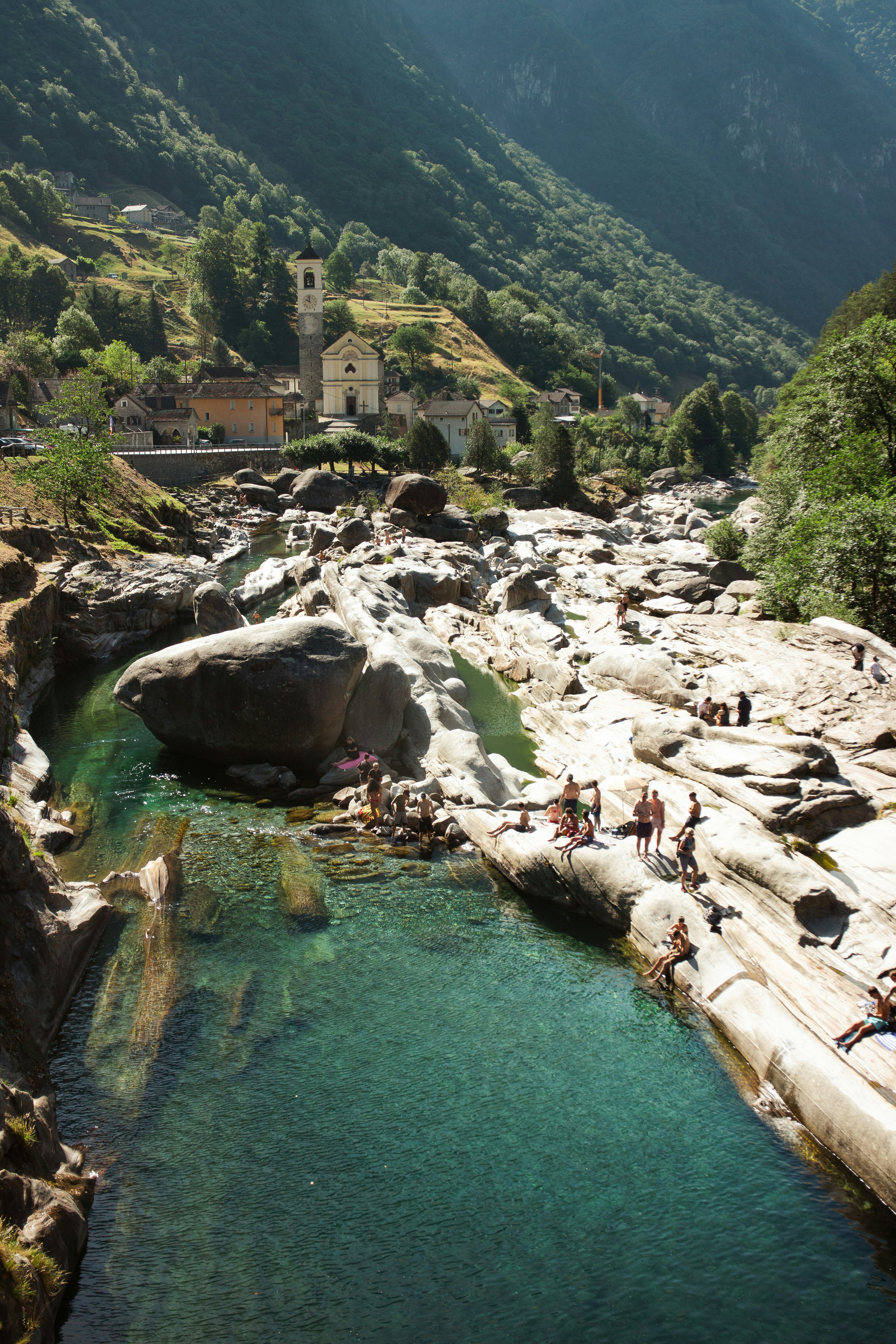 Rocky River Retreat: A Village Cloaked in Mountain Light