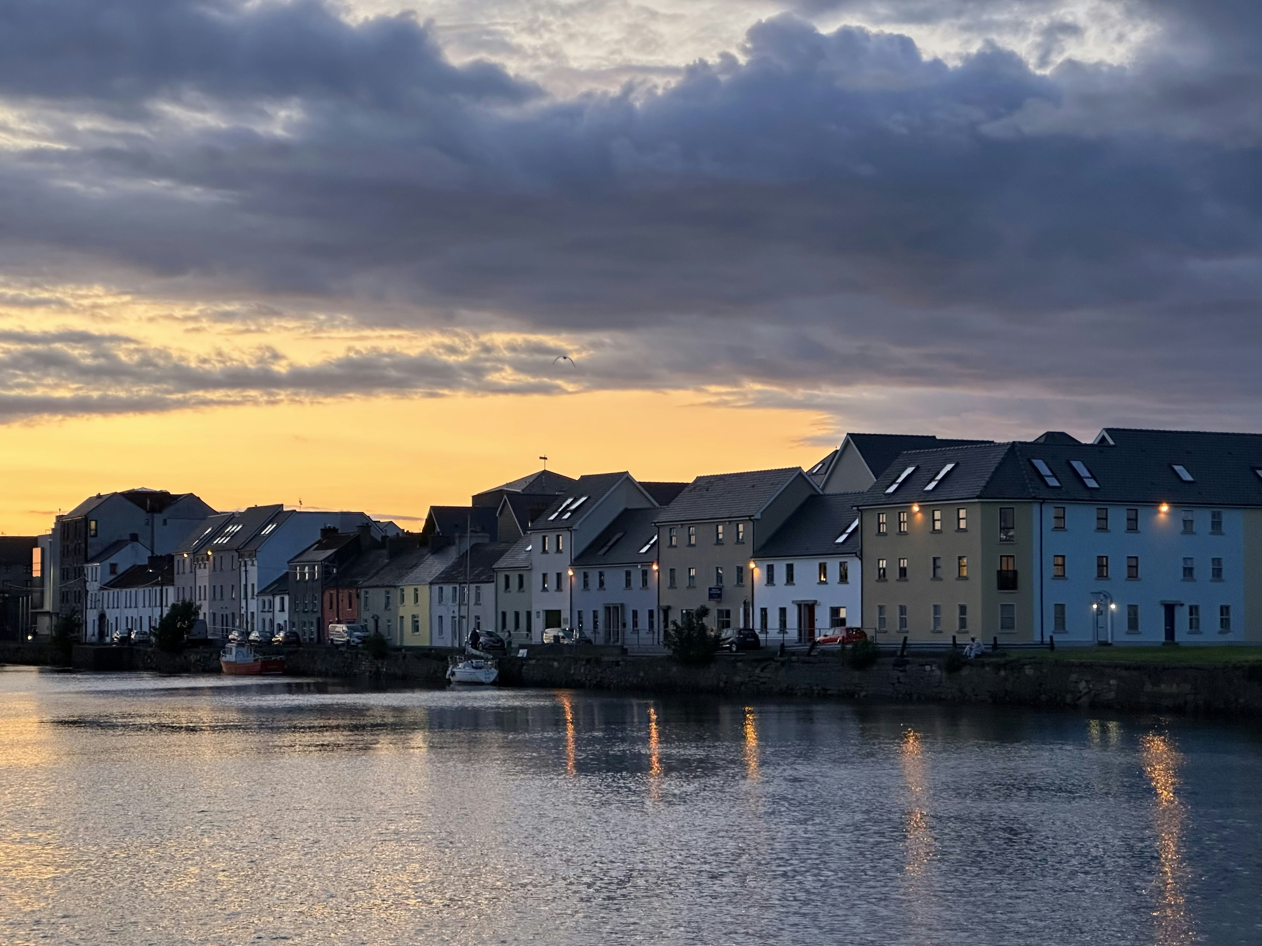Silvery Row by the Dusk
