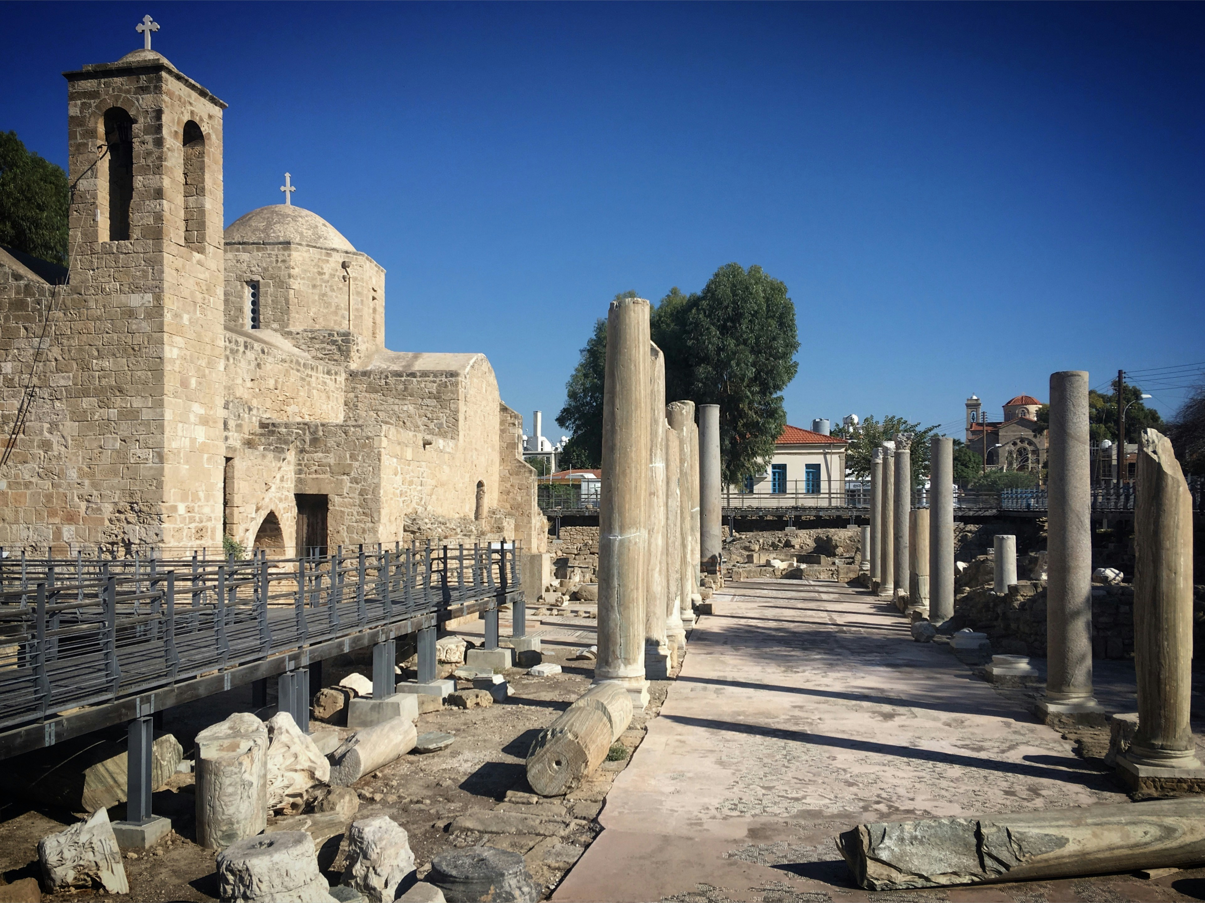Stone Way Across the Roman Ruins