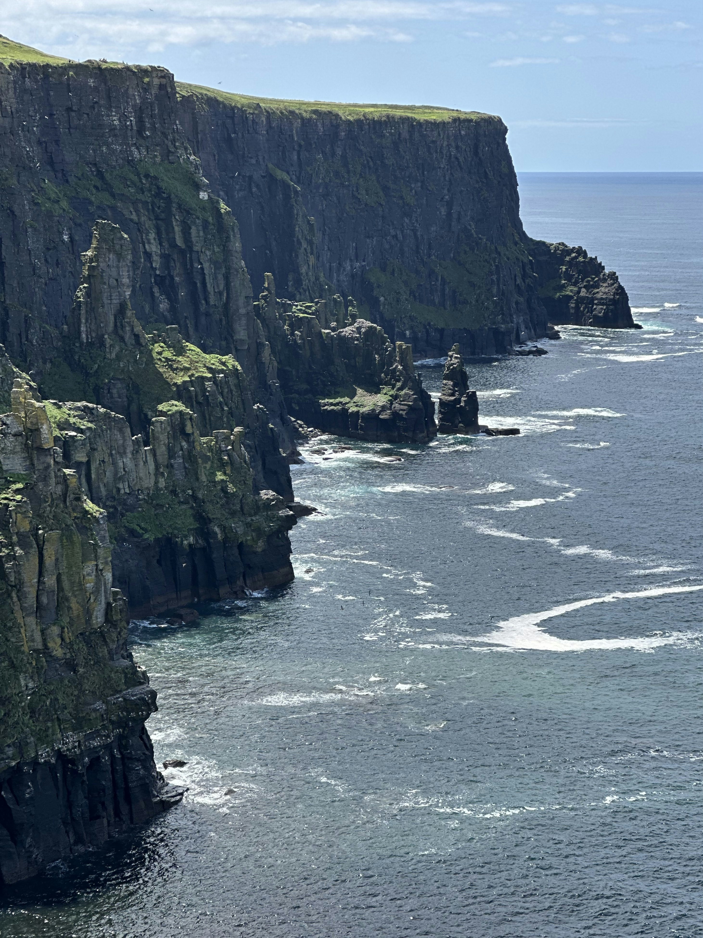 Cliffside Giants: A rugged coastal overlook