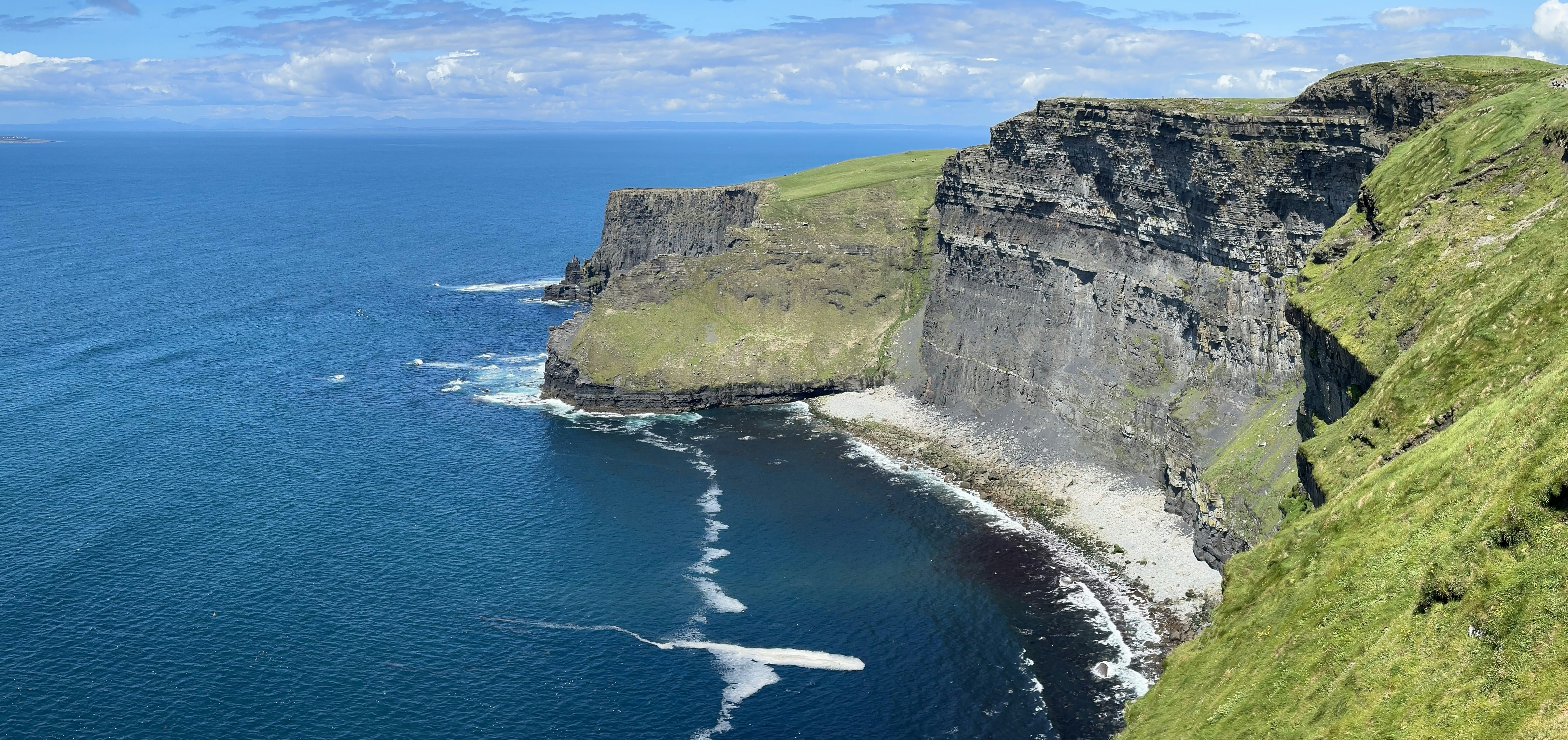Cliffs Over the Atlantic: Verdant Ridges Meet the Sea
