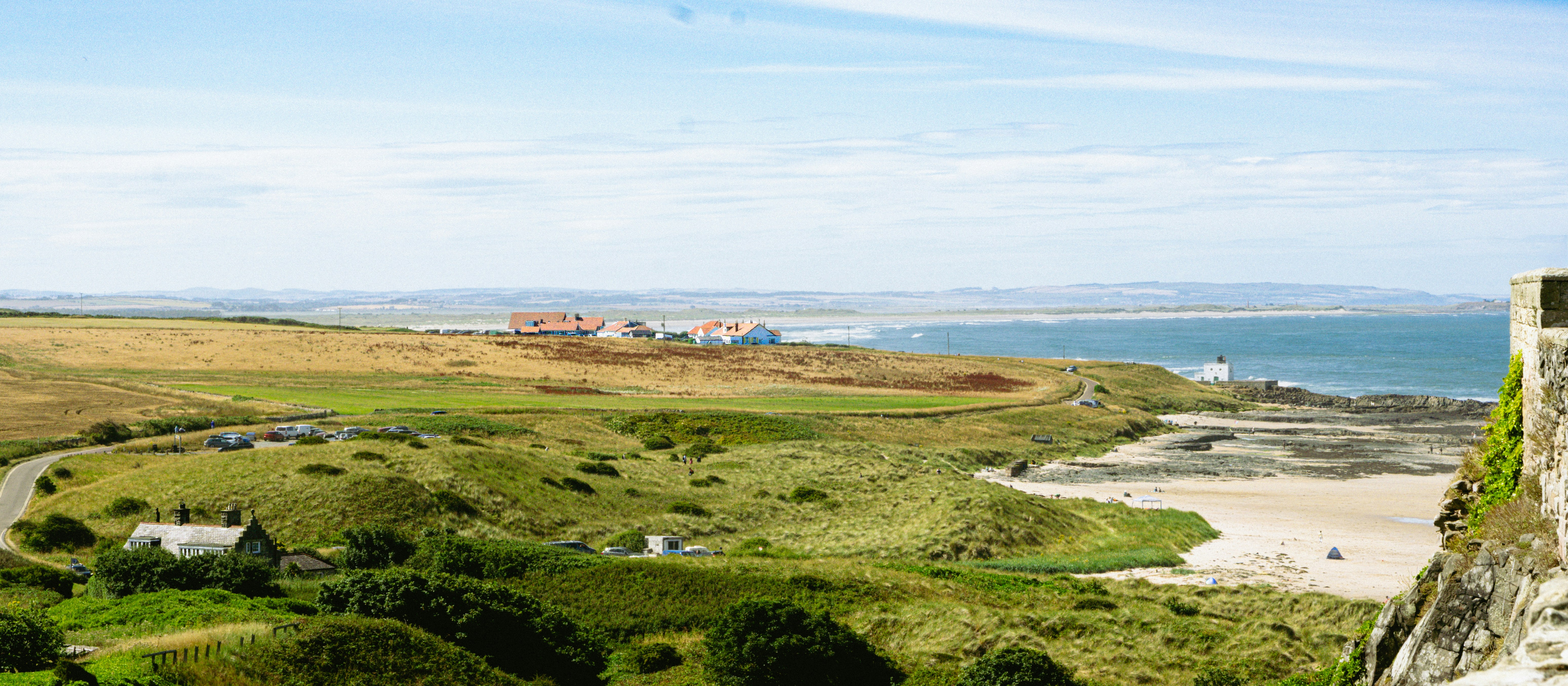 Coastal Plain and Cove: A Quiet Peninsula under a Wide Sky
