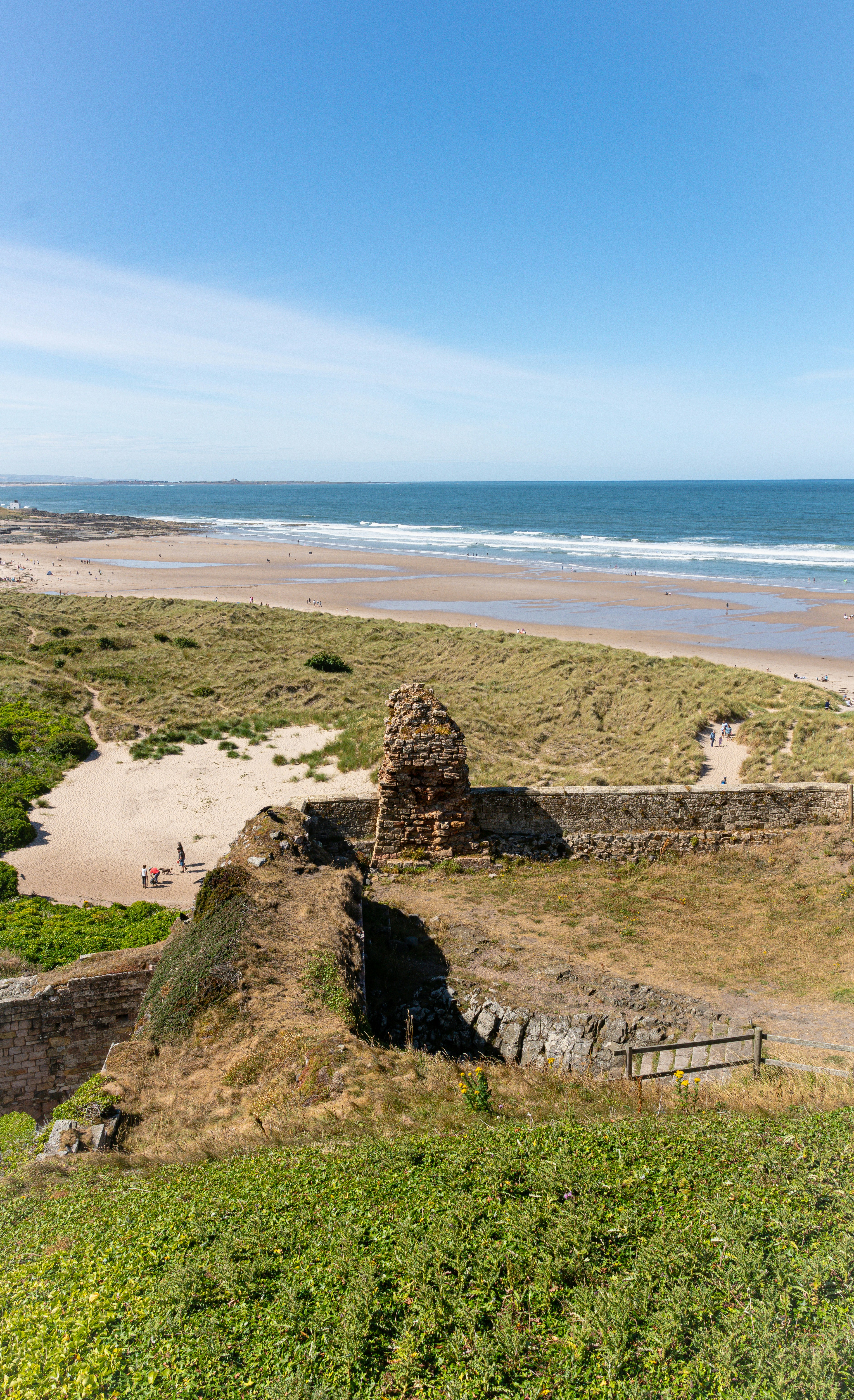 Ruins at the Shore: Stone Walls Watching the Sea