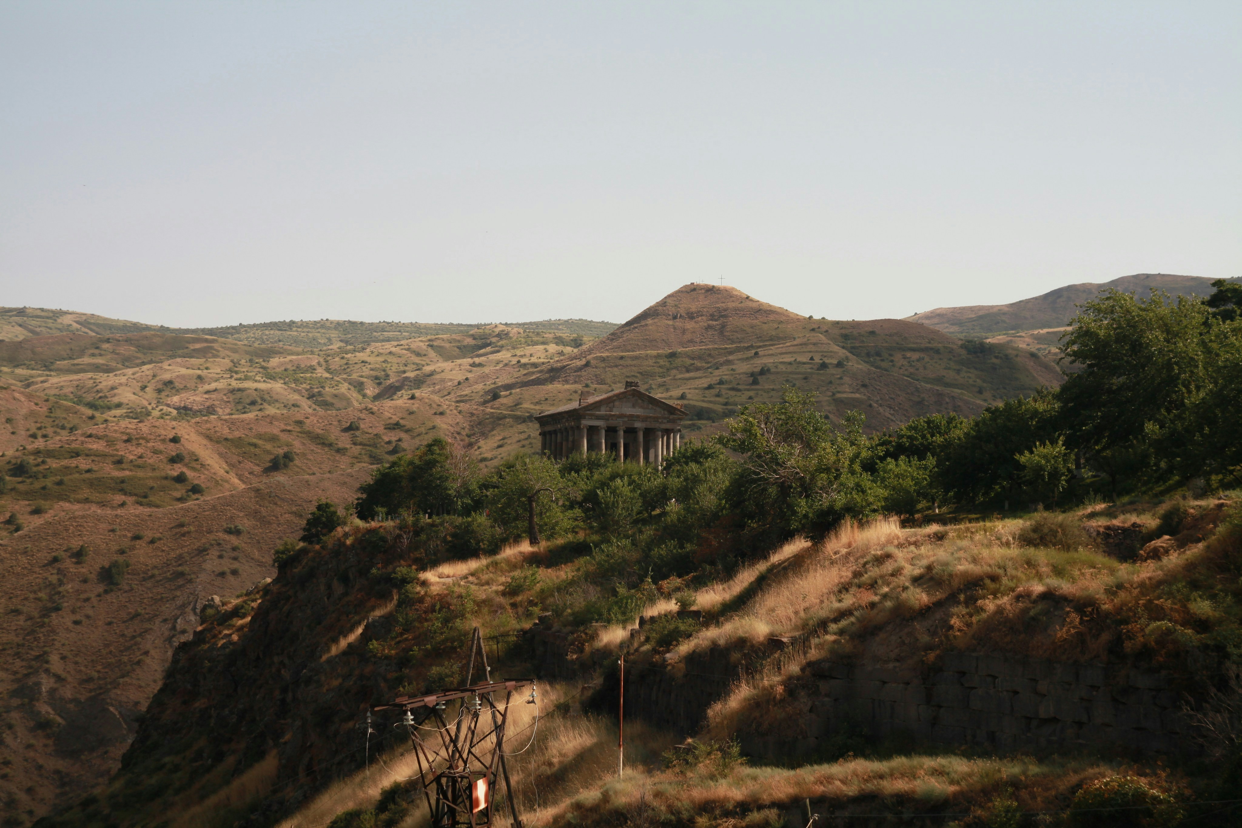 Ancient Shrine Nestled on the Hillside