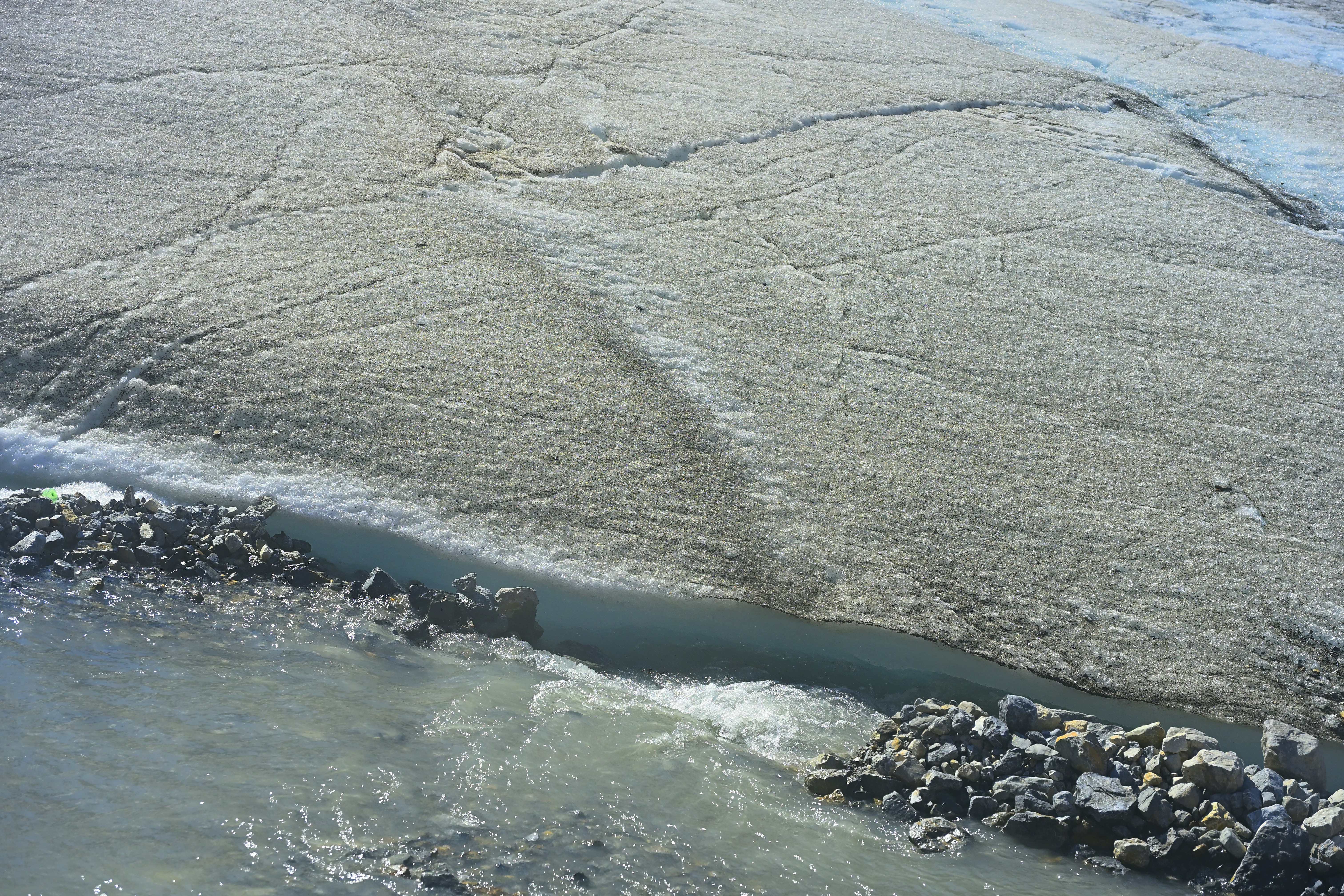 Shoreline Confluence: Ice and Water Meet the Tidal Gray
