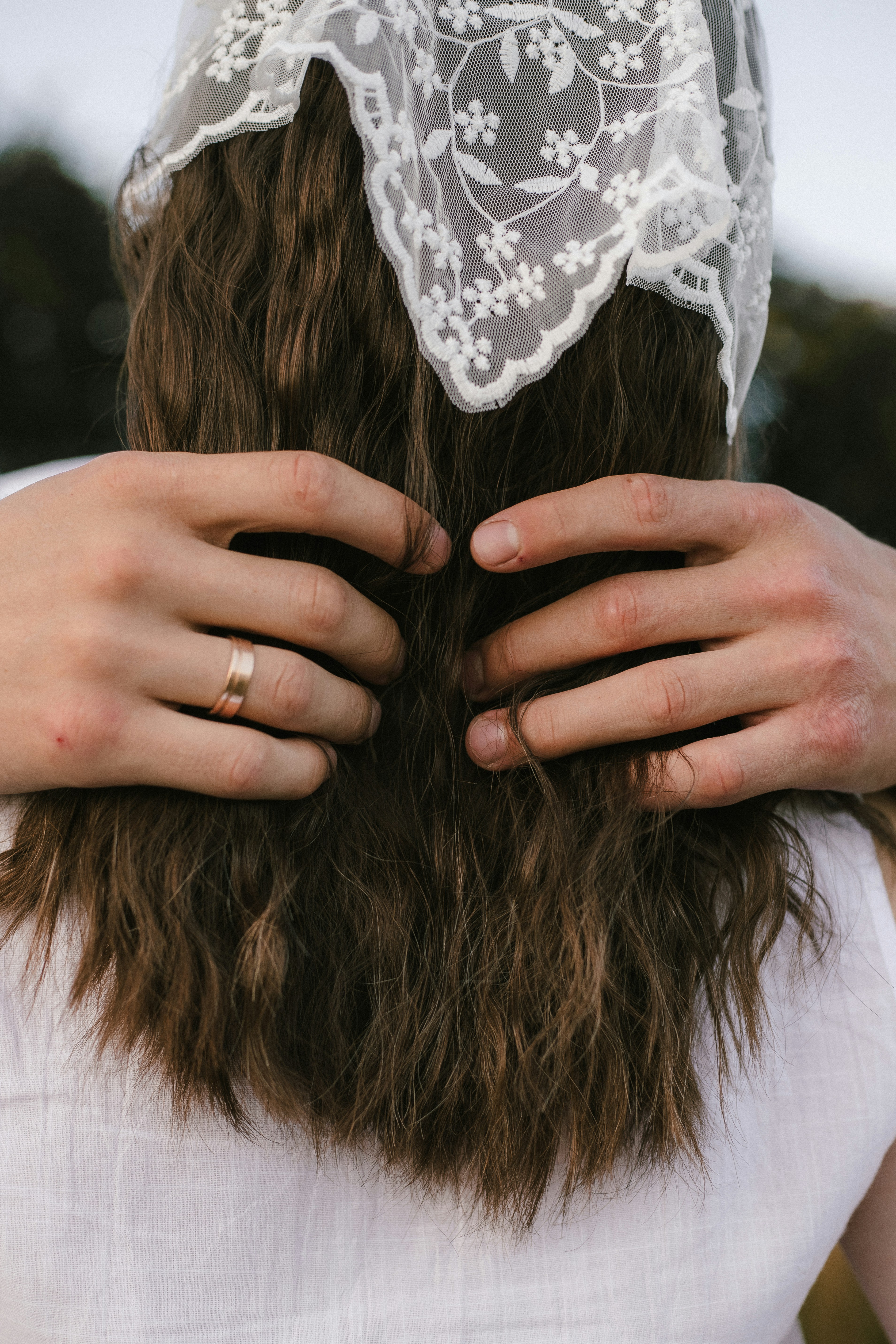 Lace, Locks, and Soft Light: The Nape of a Quiet Moment