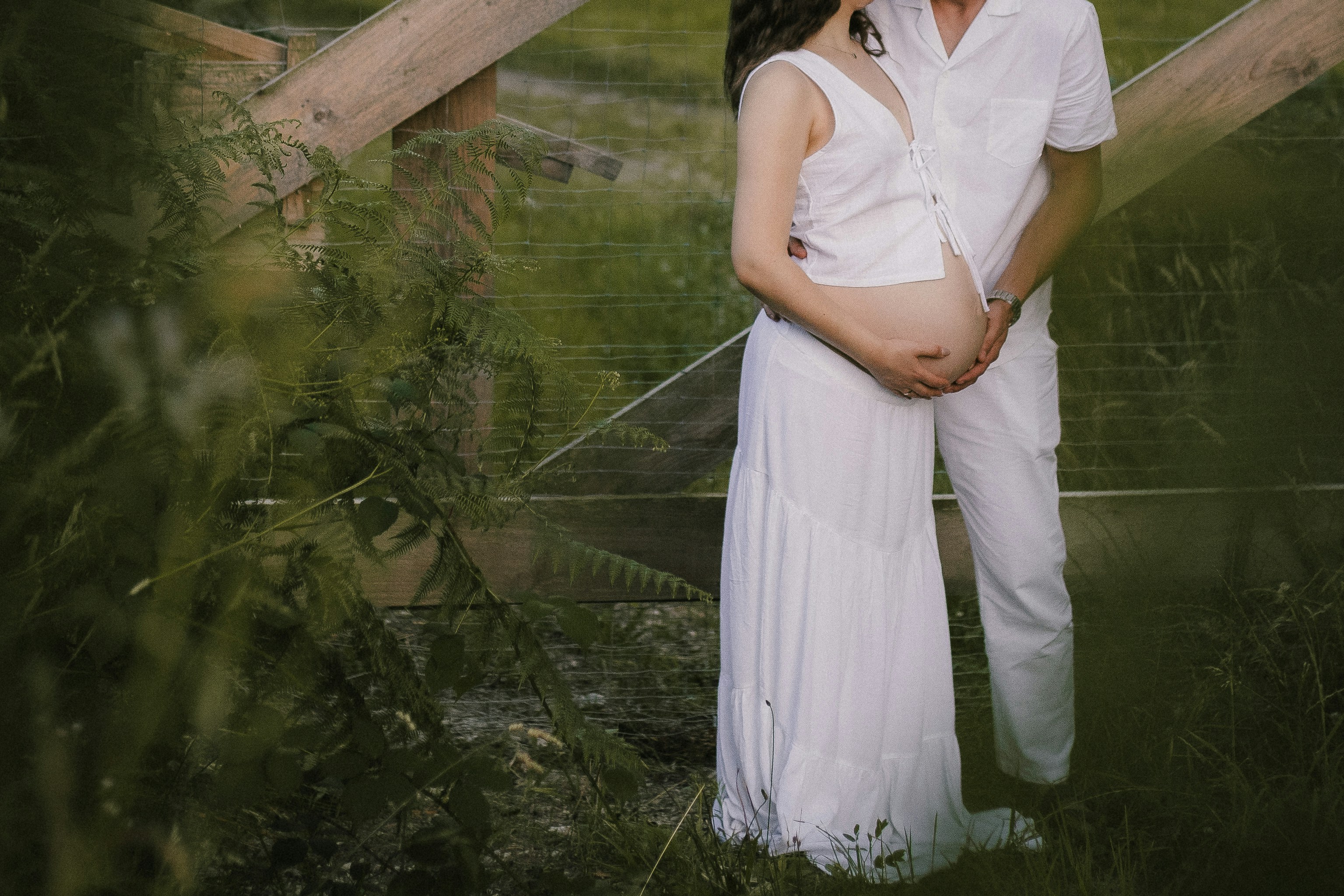 Tender Rustle: A Quiet Moment with Expectation in White
