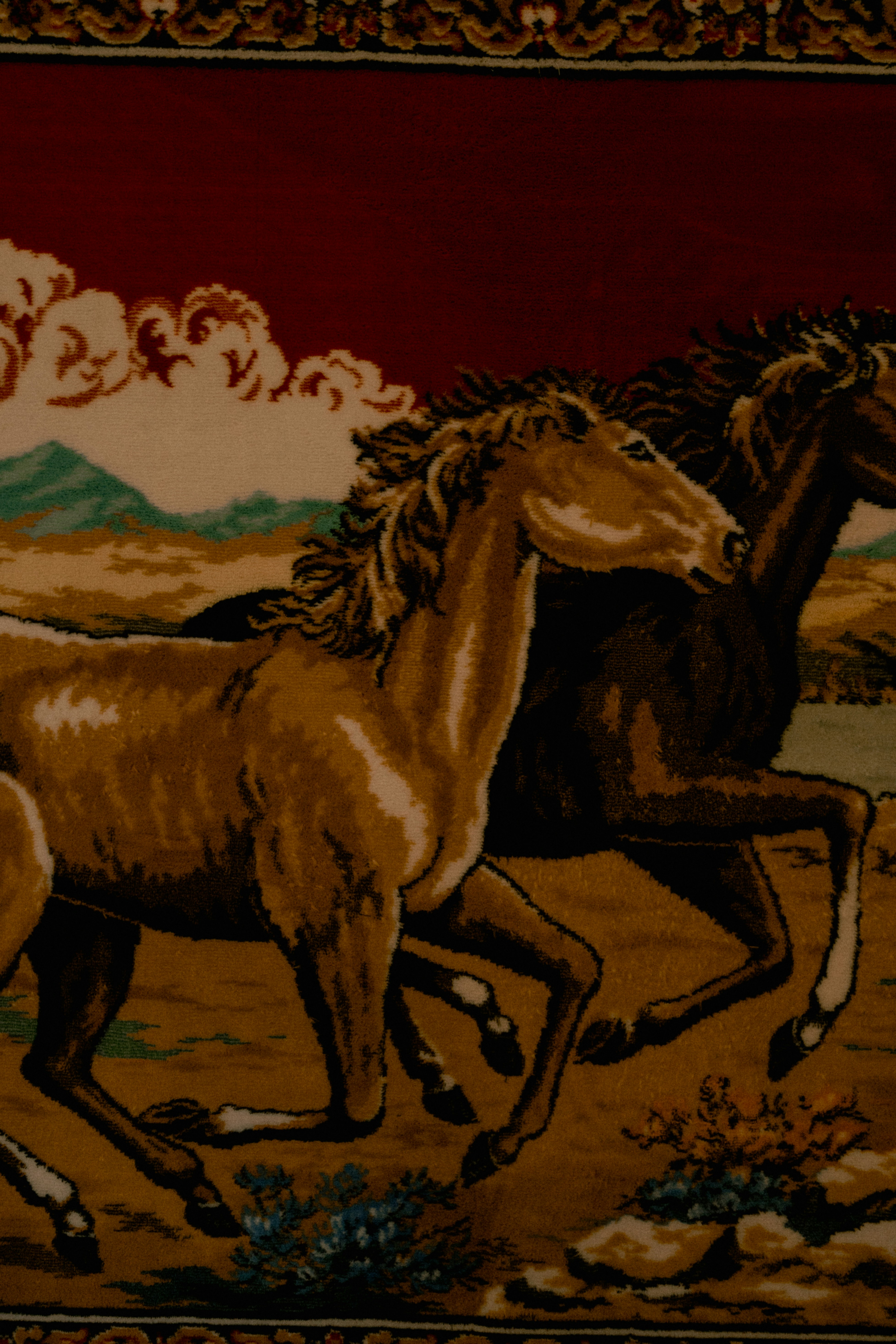 Trotting Trove: A Vintage Horse Tapestry Comes to Life