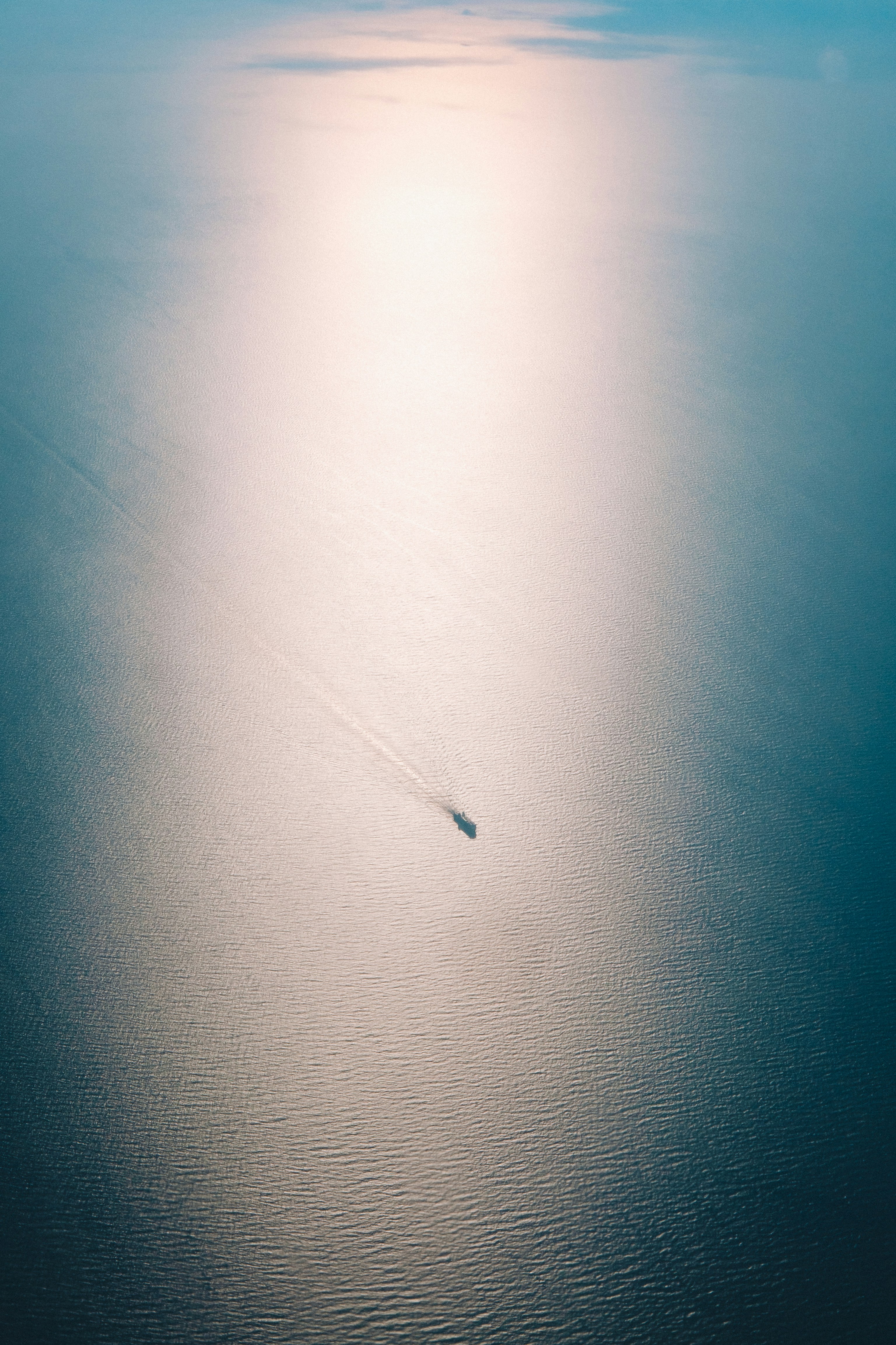 Alpine Dawn over a Silent Glacier Sea