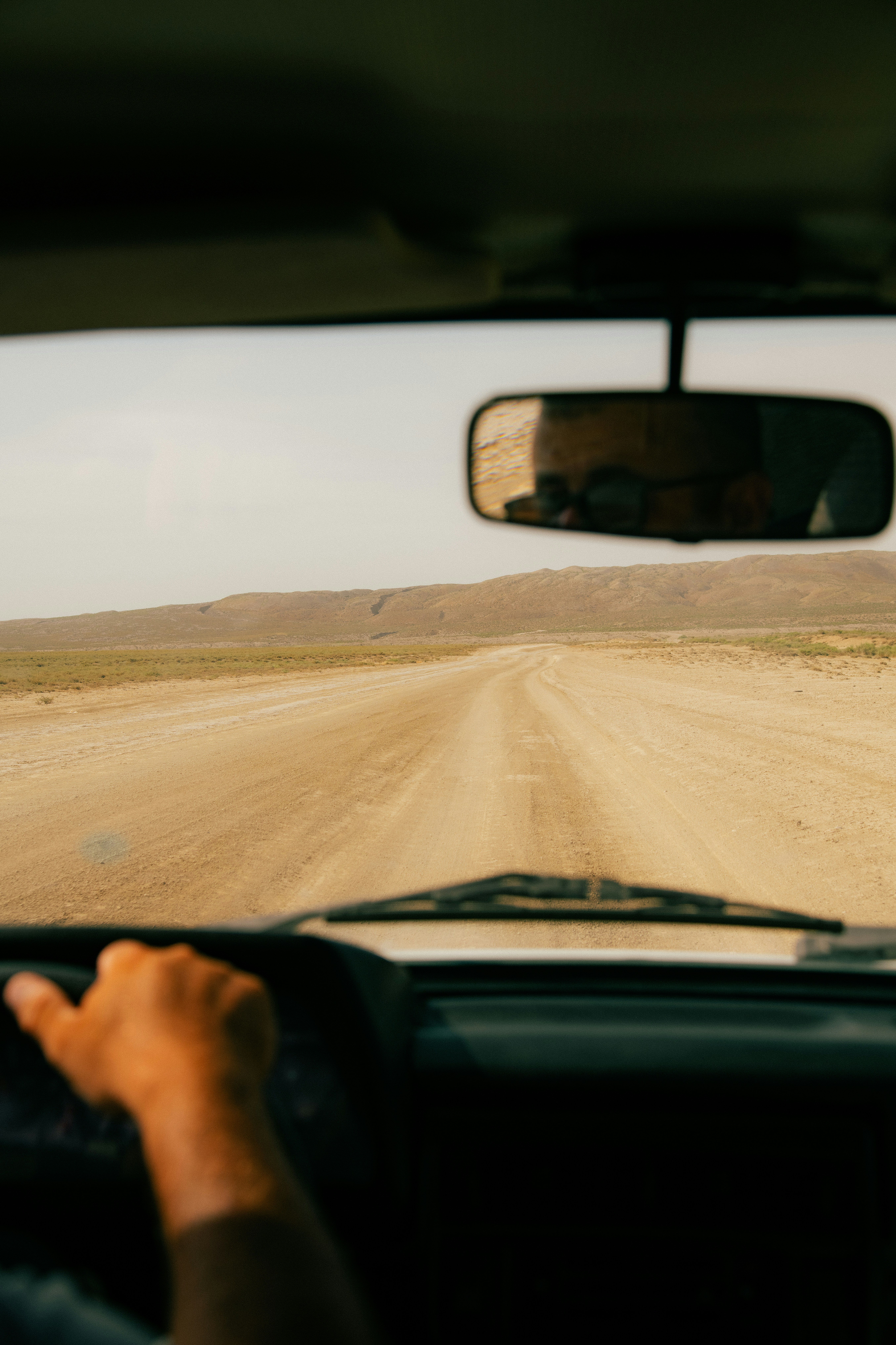 Desert Road from the Driver's Seat