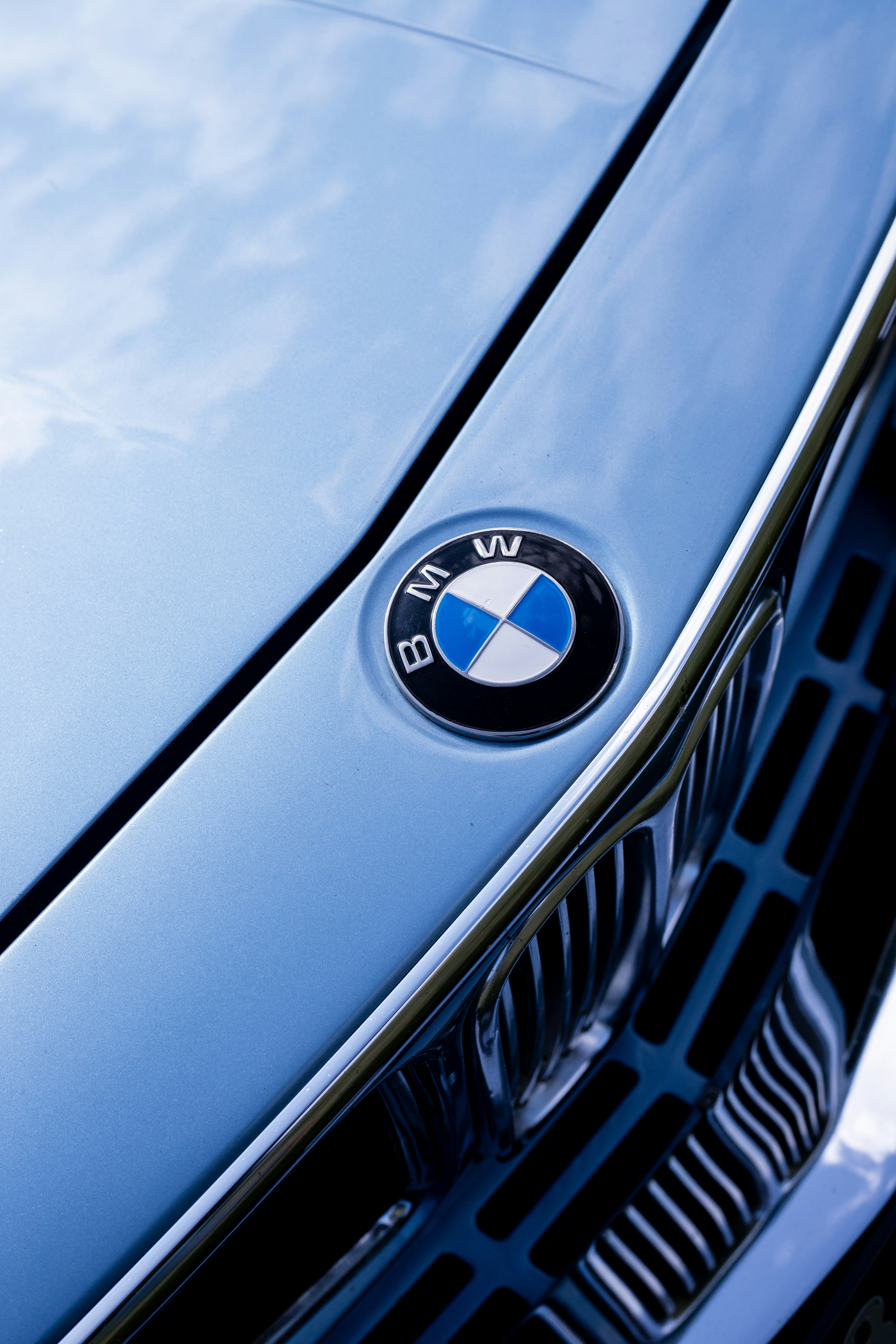 Blue Badge: The BMW Emblem Gracing the Hood