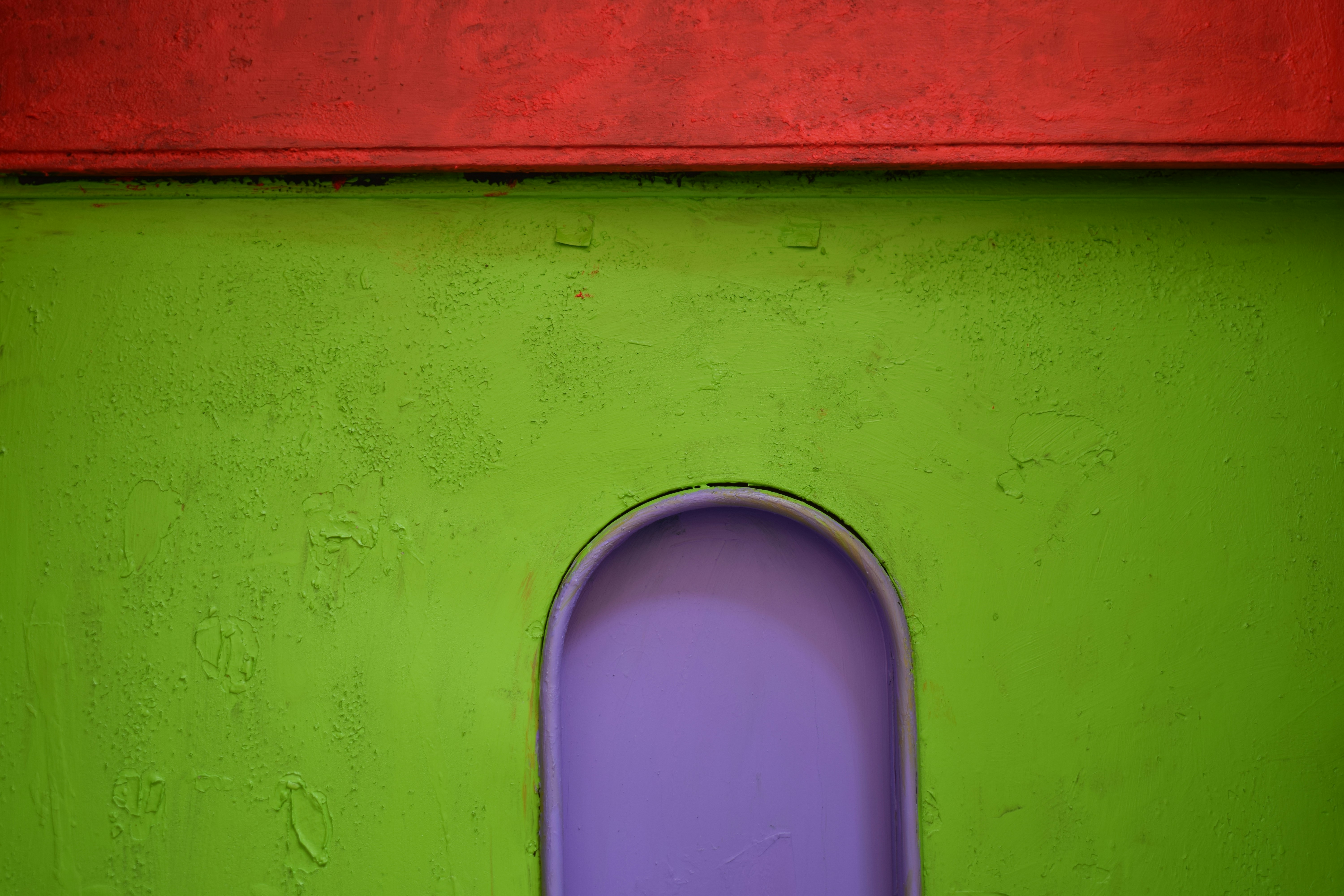 Emerald Facade with Purple Recess