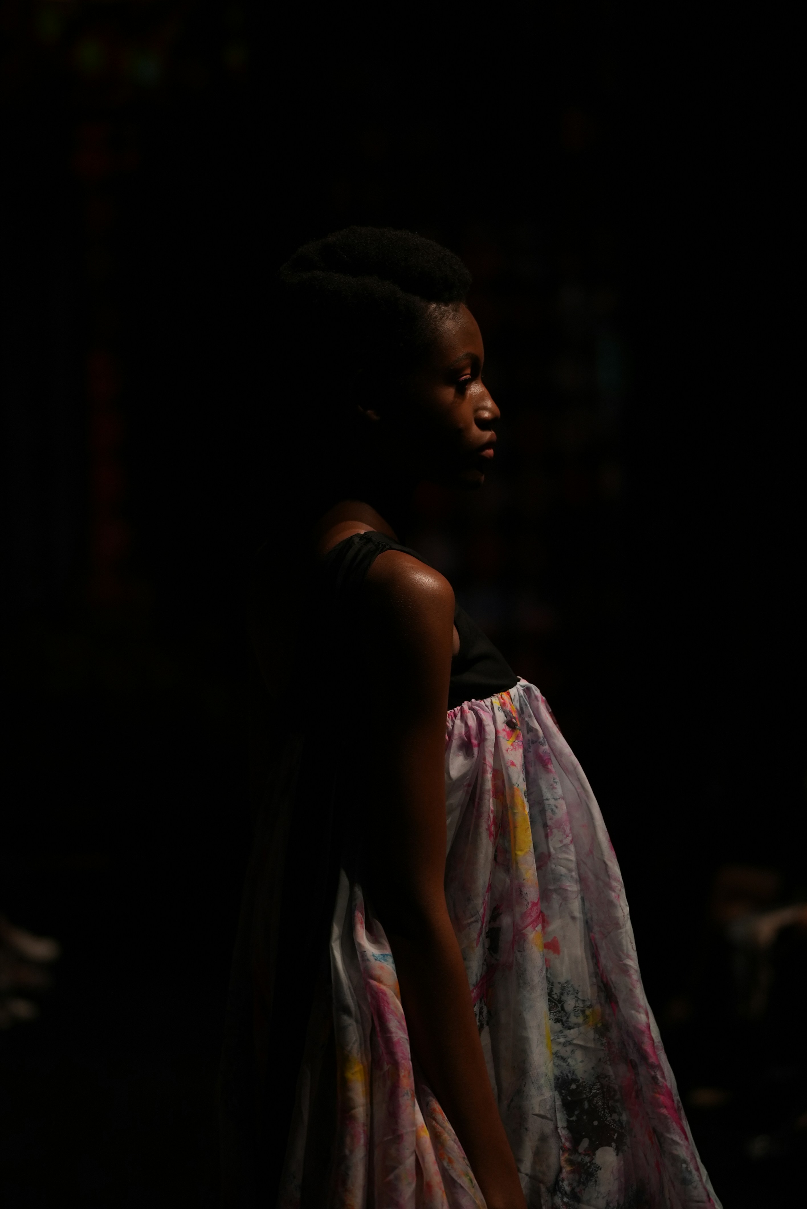 Silhouette of a Fashion Moment in Low Light