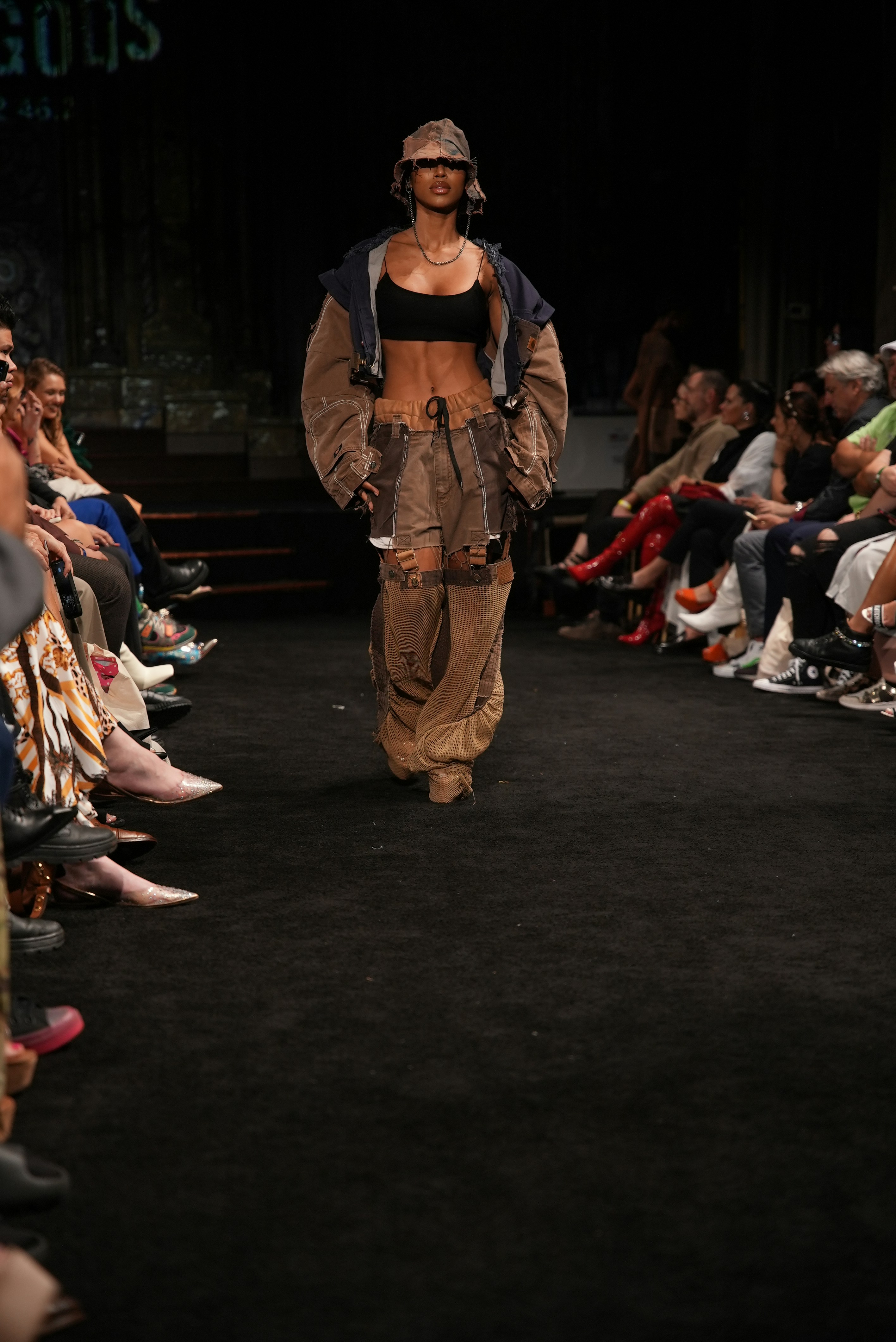 Midrun Momentum: A Neon-dusted Streetwear Moment