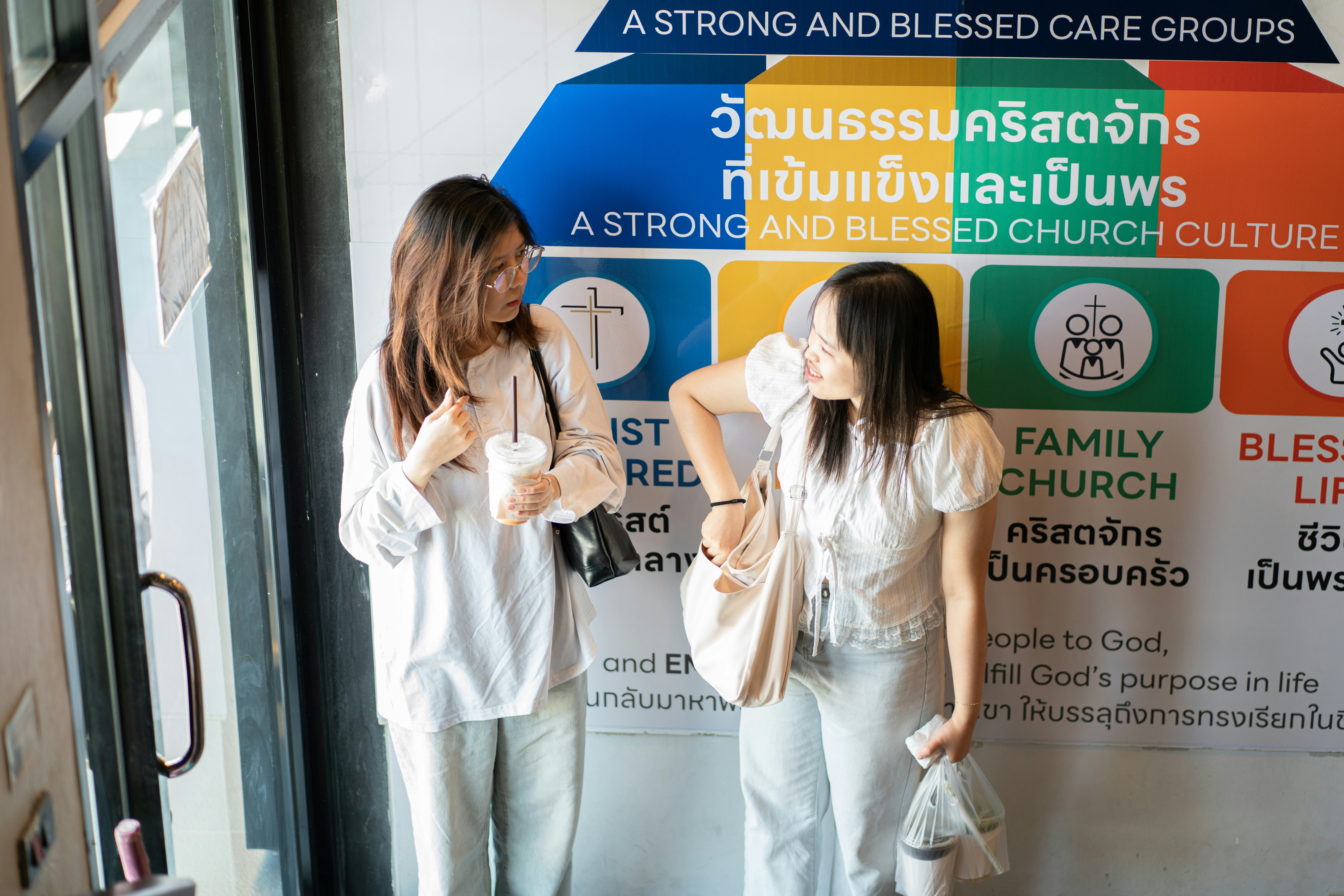 Conversations at the Bright Church Wall