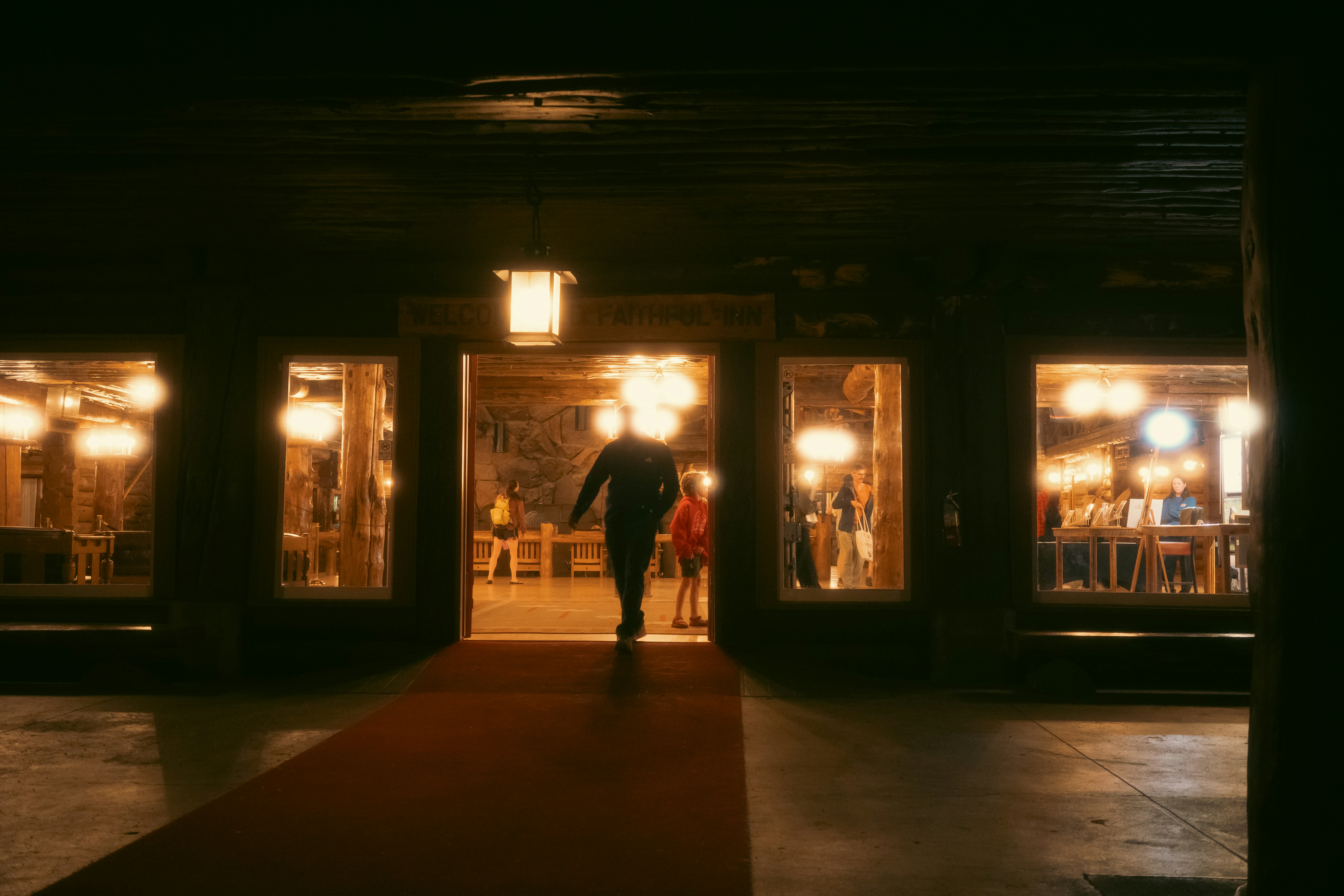 Silhouette at the Threshold: A Night at the Open Door