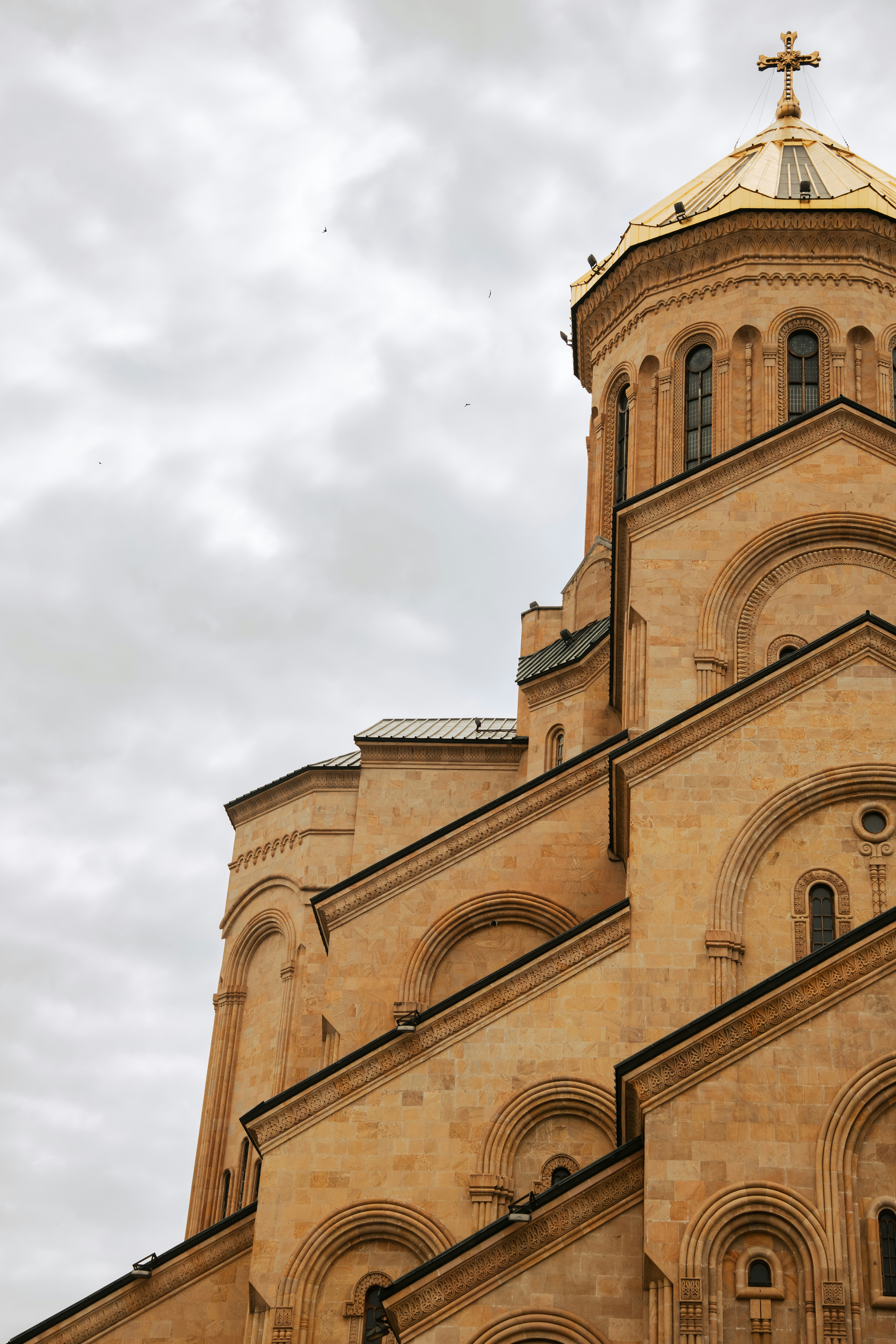 Stone Cathedral Ascending: A Tapestry of Arches and Dome