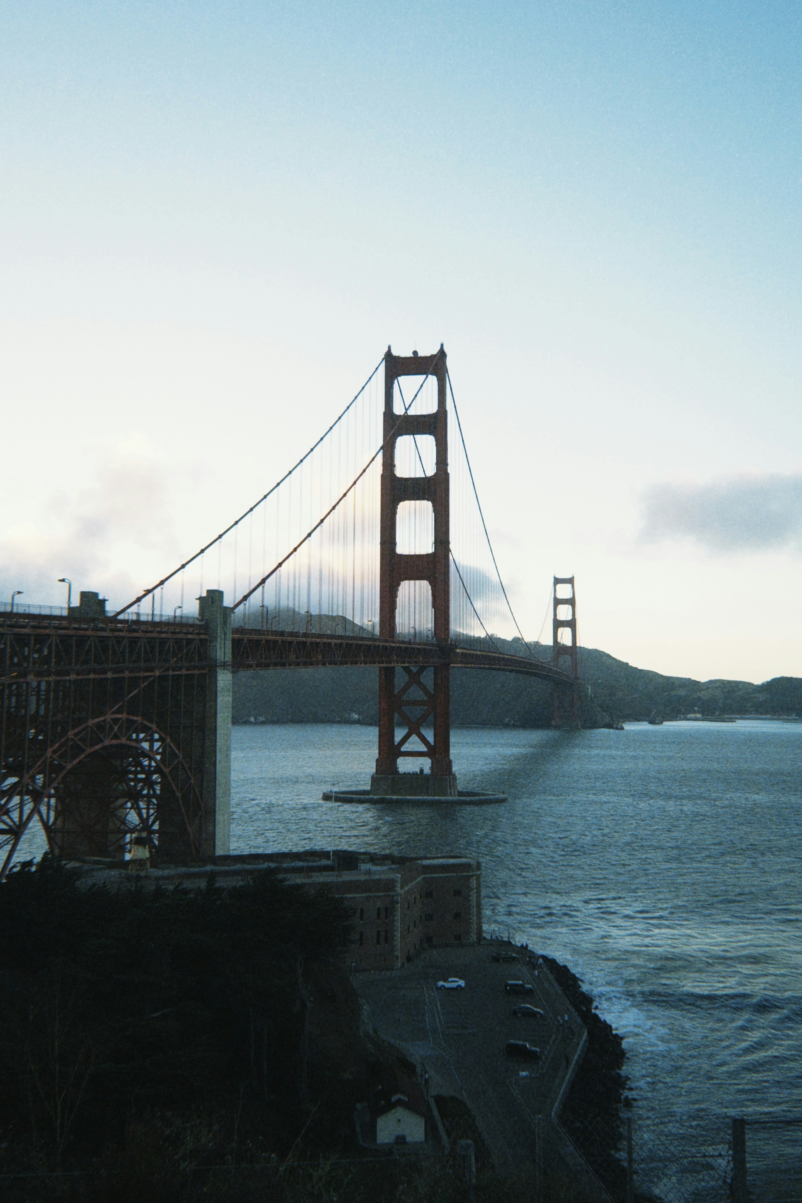 Golden Gate Yet to Be Dusted: A Portrait of the Bridge’s Suspension at Dusk