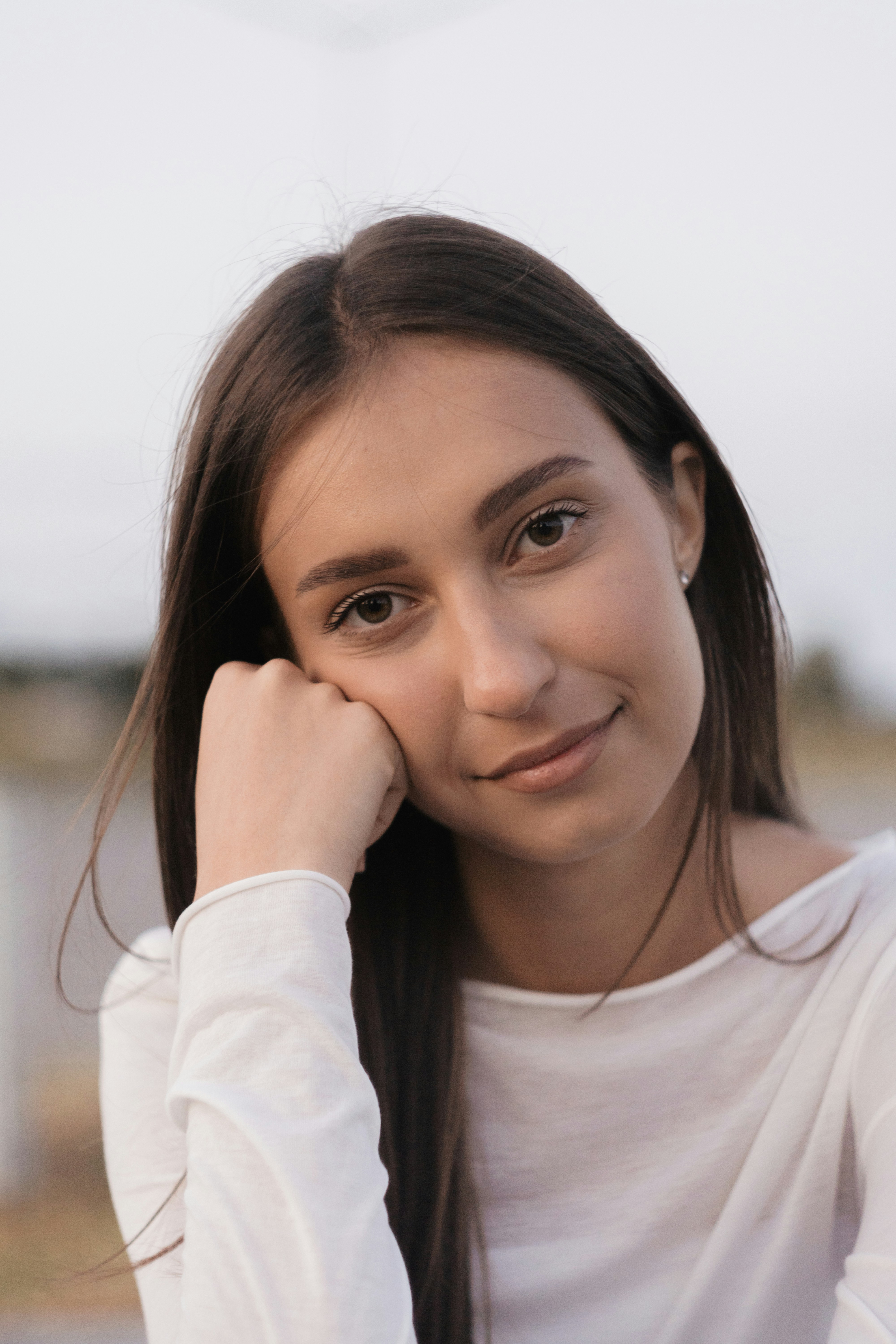 Quiet Confidence: A Soft Portrait on the Shore