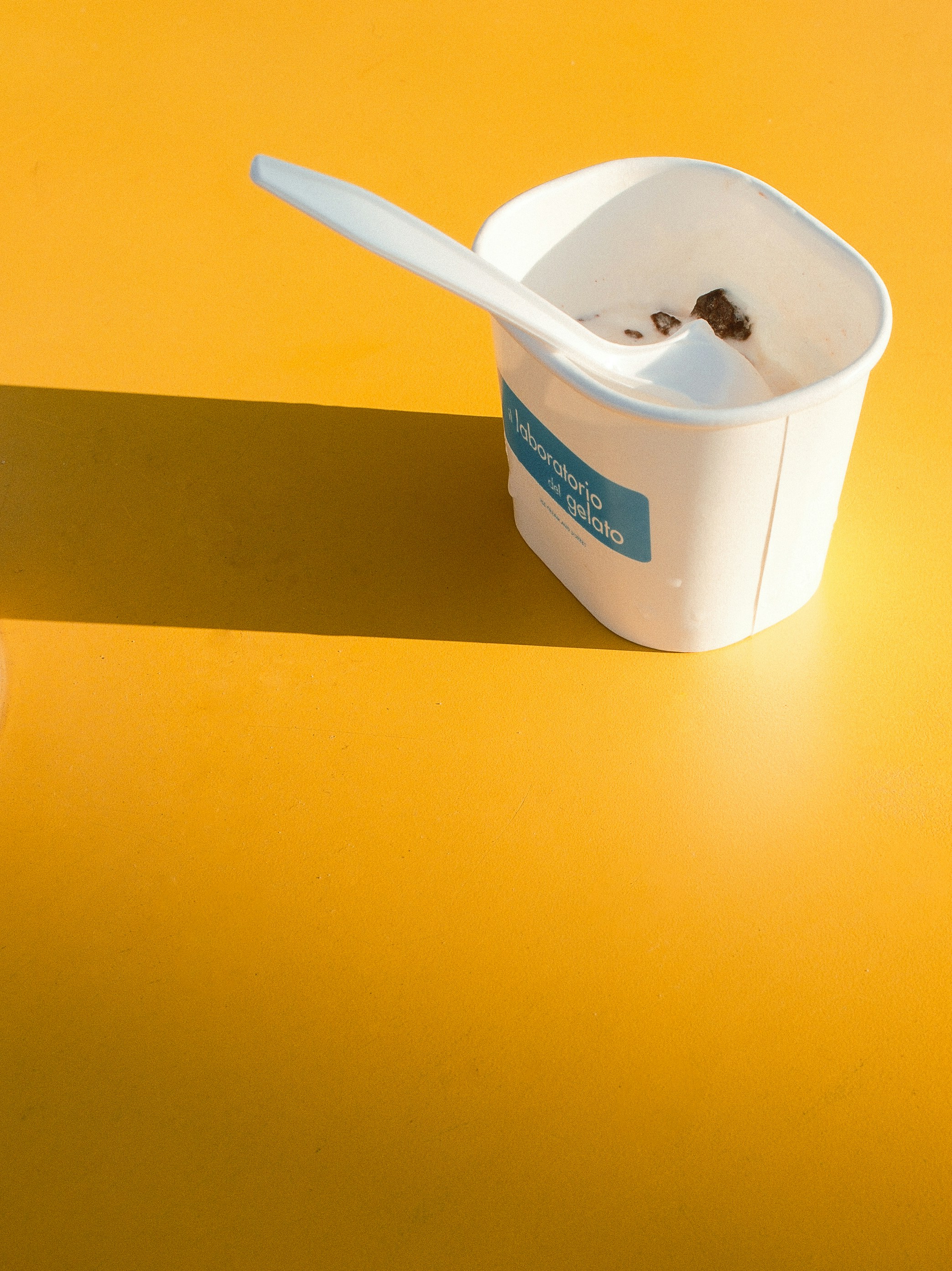 Sunny Cup: A Simple Ice Cream Moment Cast in Bold Color