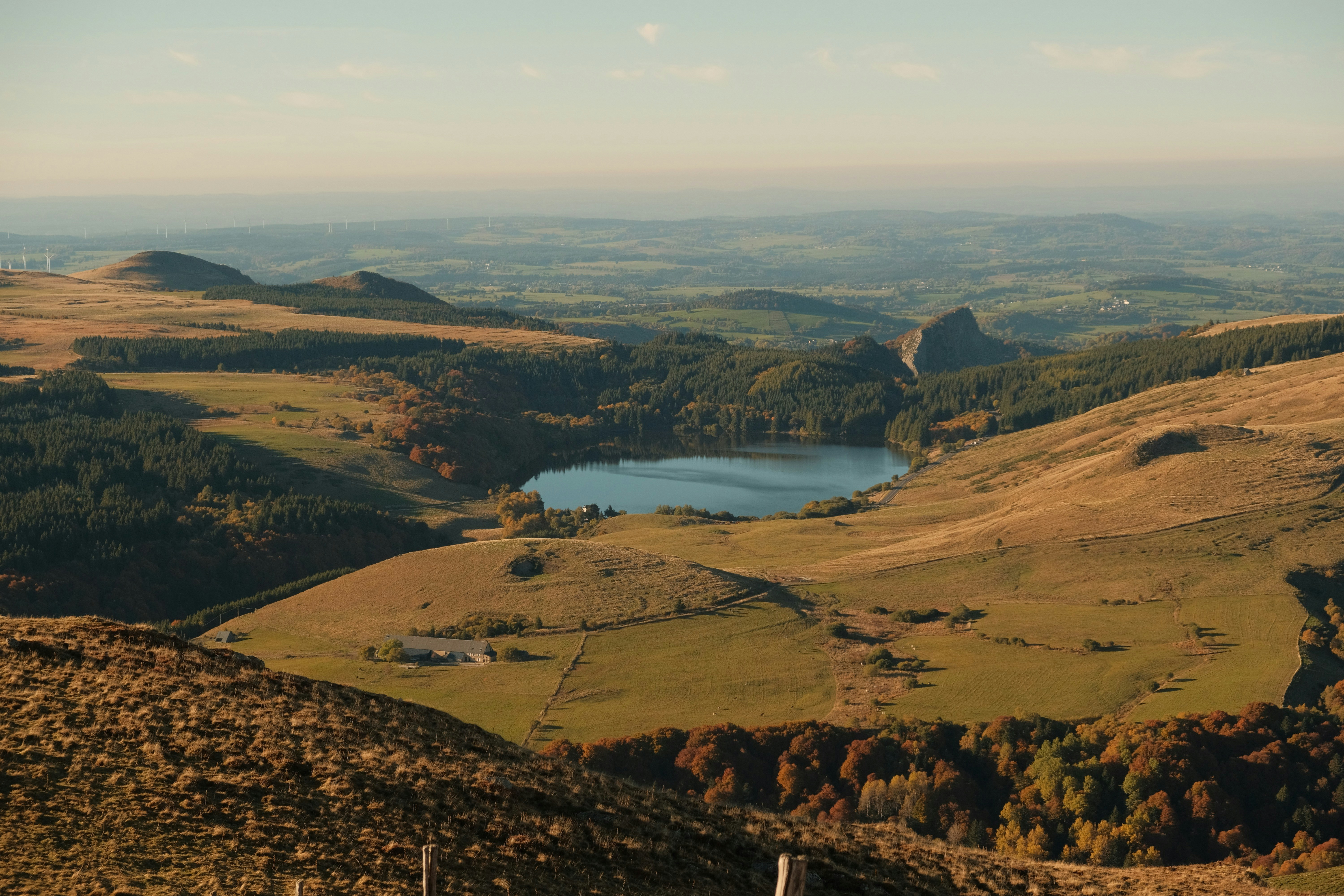 Golden Valley from the Summit: A Quiet Panorama