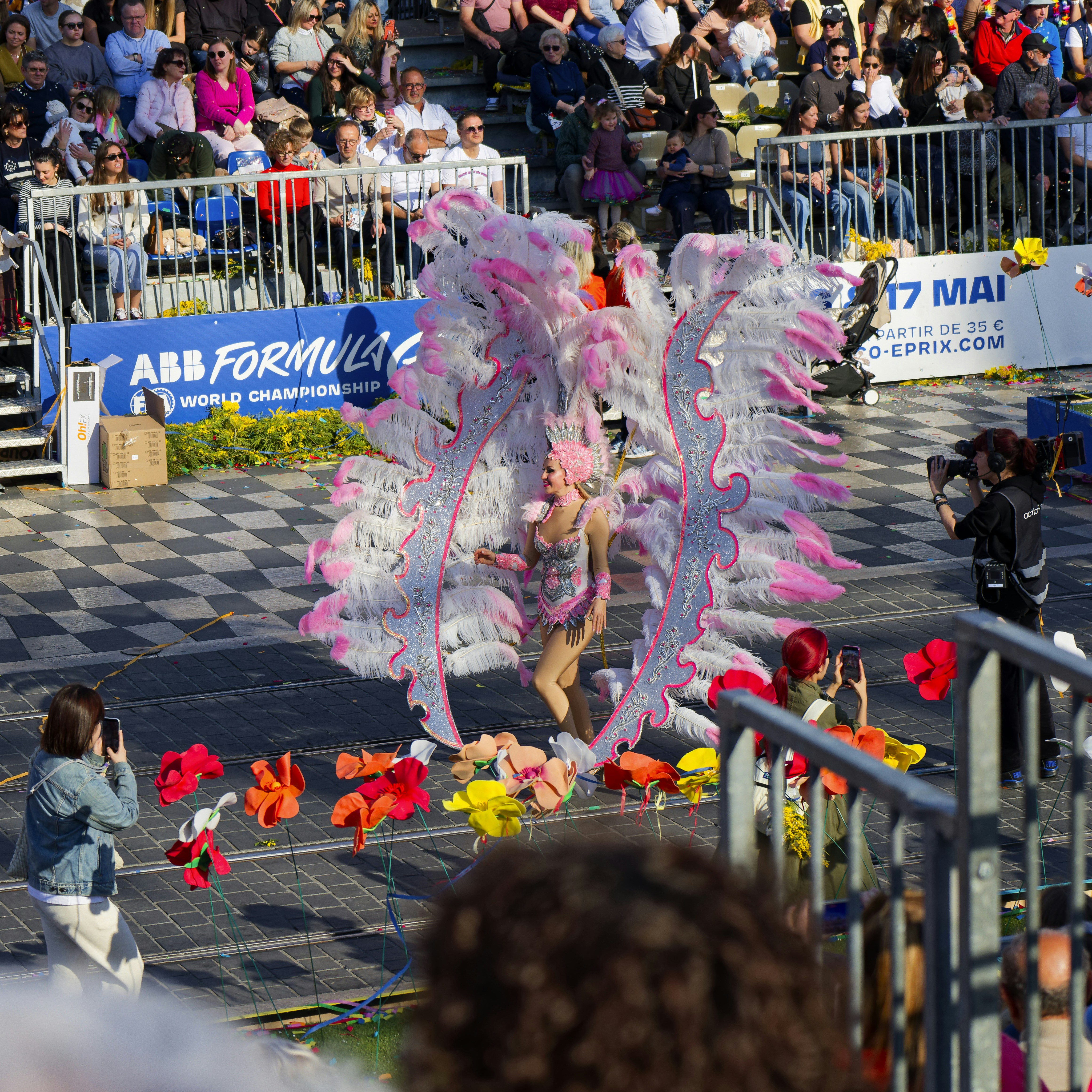 Feathers in Focus: Carnival Dance with Dragon-Wold Wings