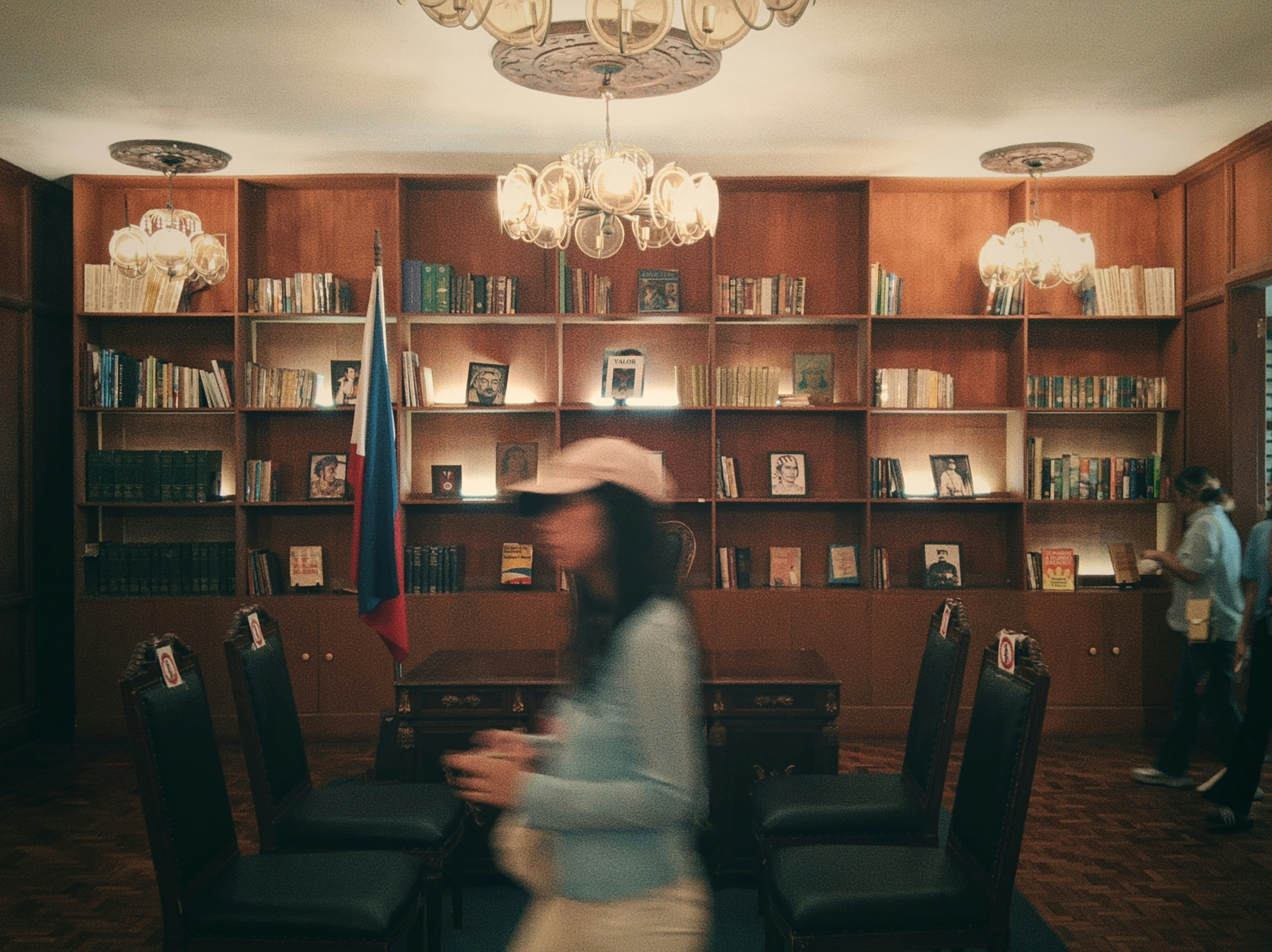 Blurred Motion in a Quiet Library Hall