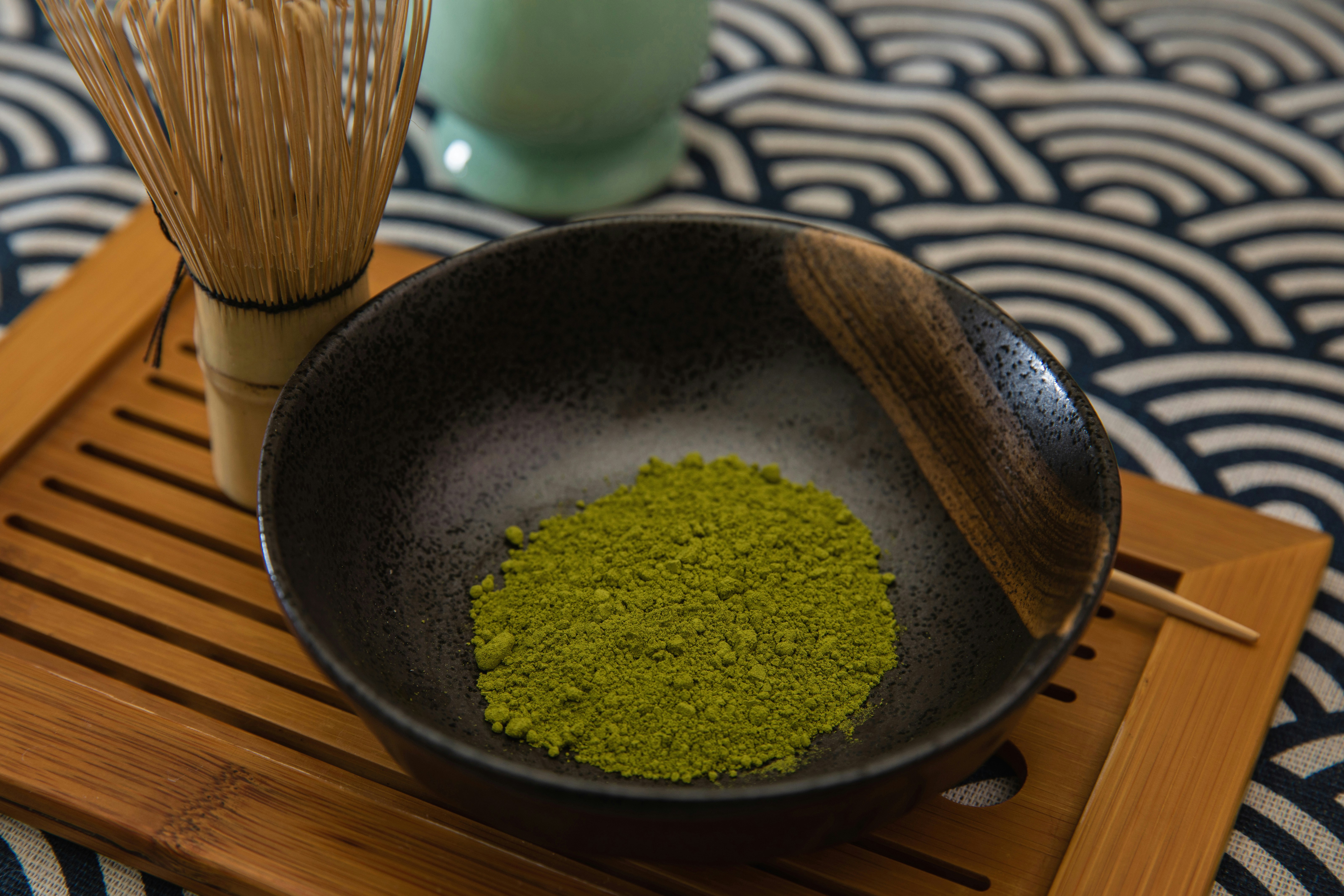 Verdant Matcha Spotlight in a Japanese Teaset
