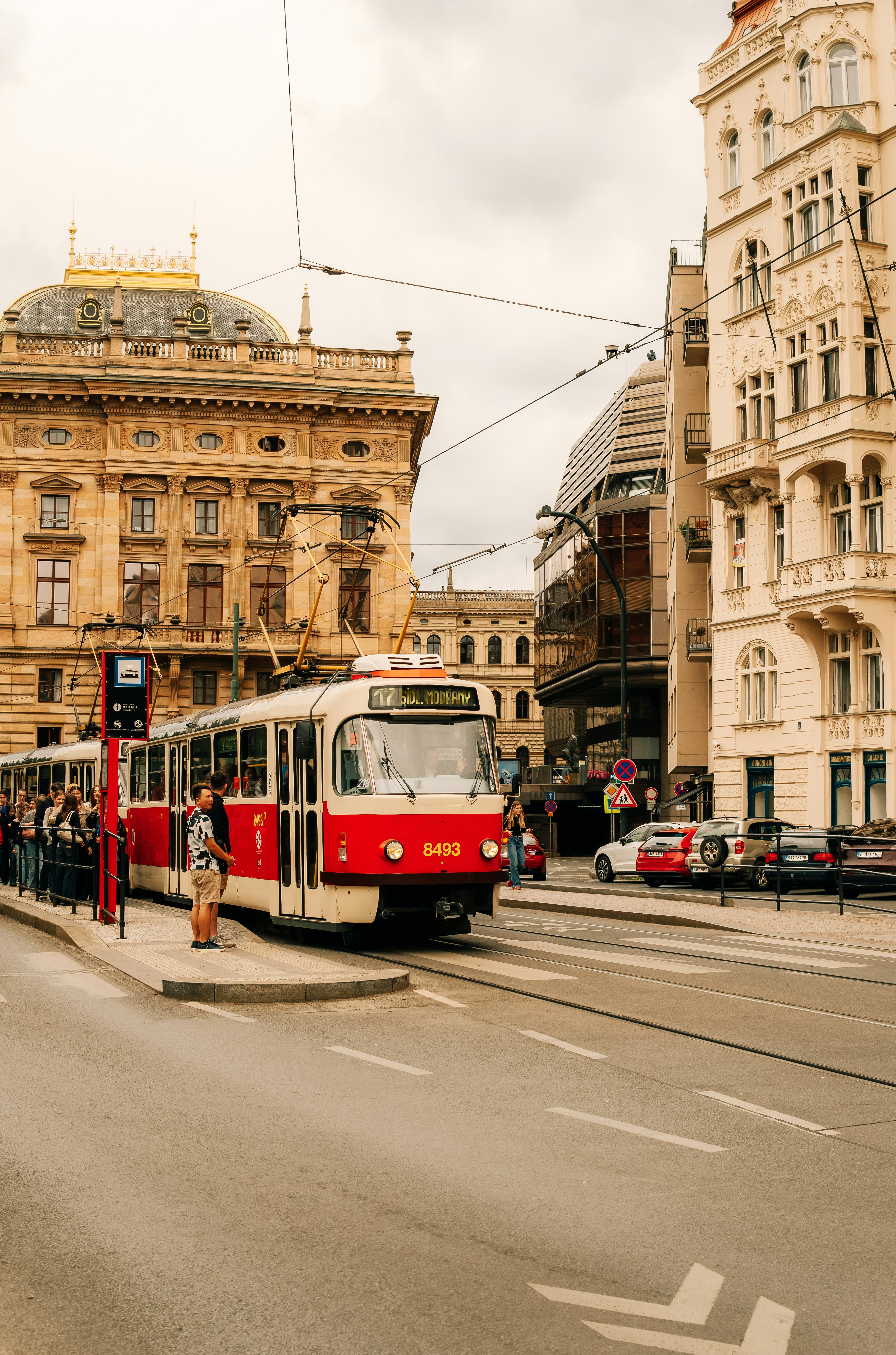 Heritage Tram at a European Crossroad
