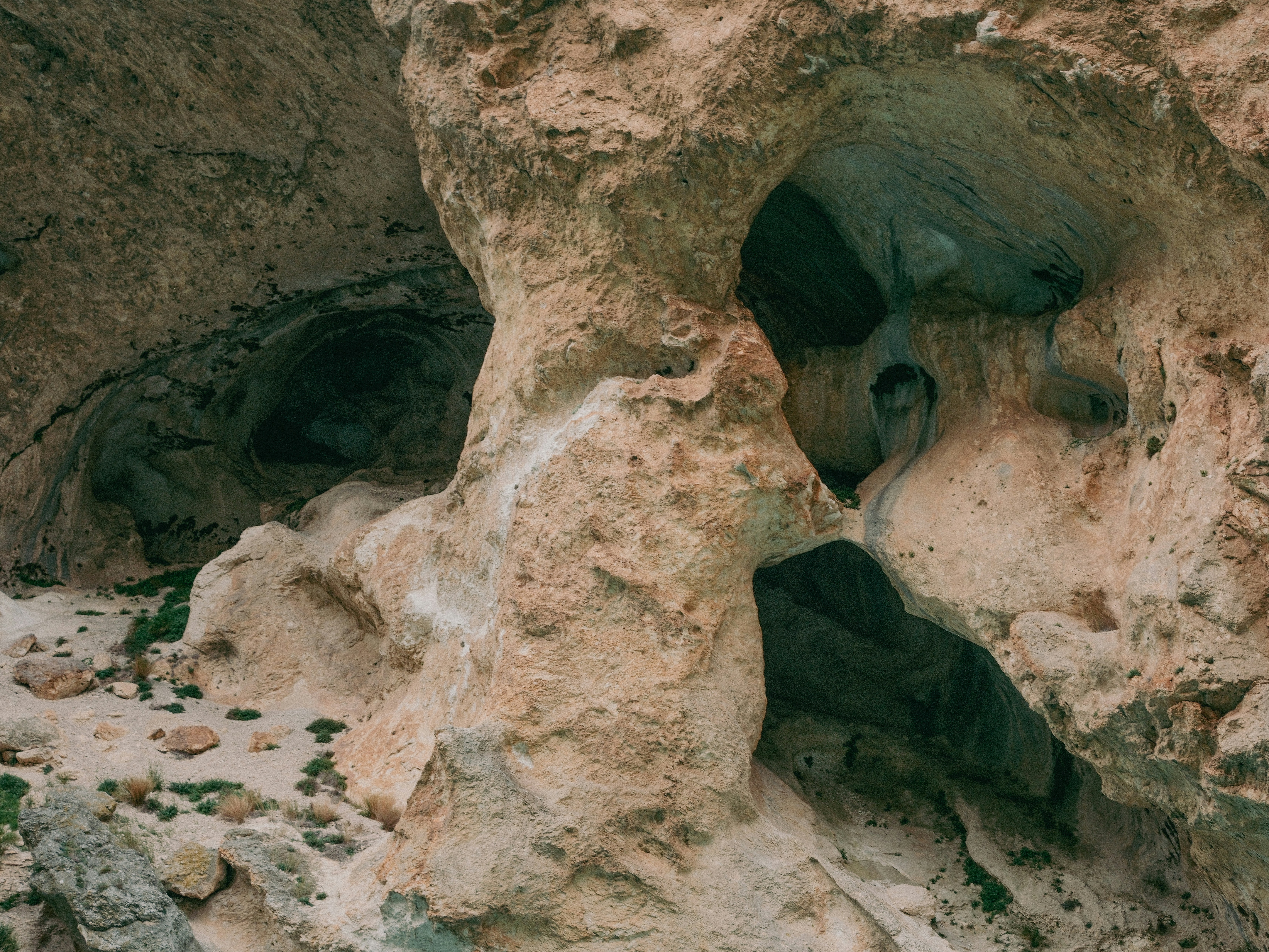 Erosion Portrait: A Carved Arch in Weathered Stone