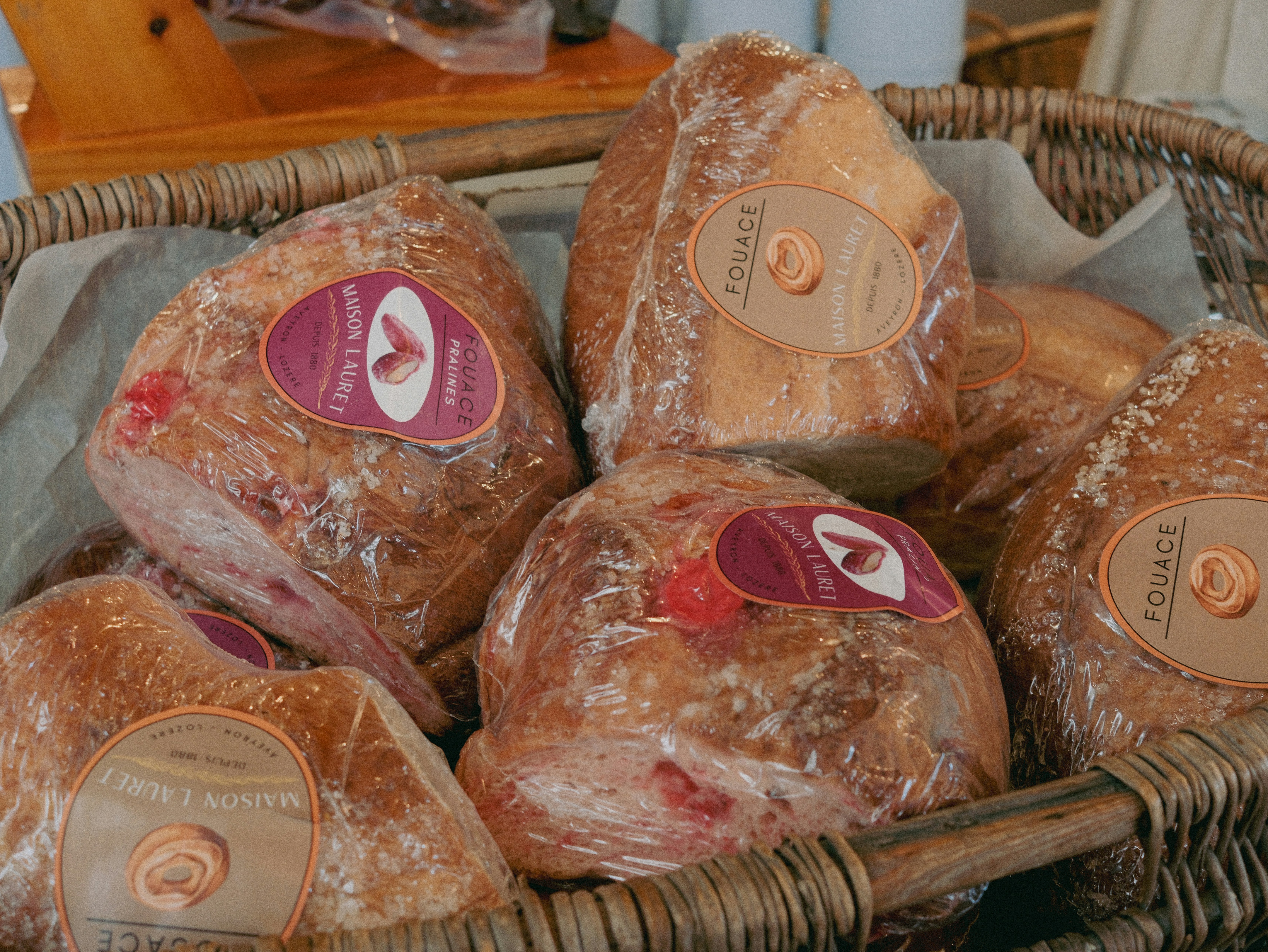 Golden Loaves in a Wicker Basket