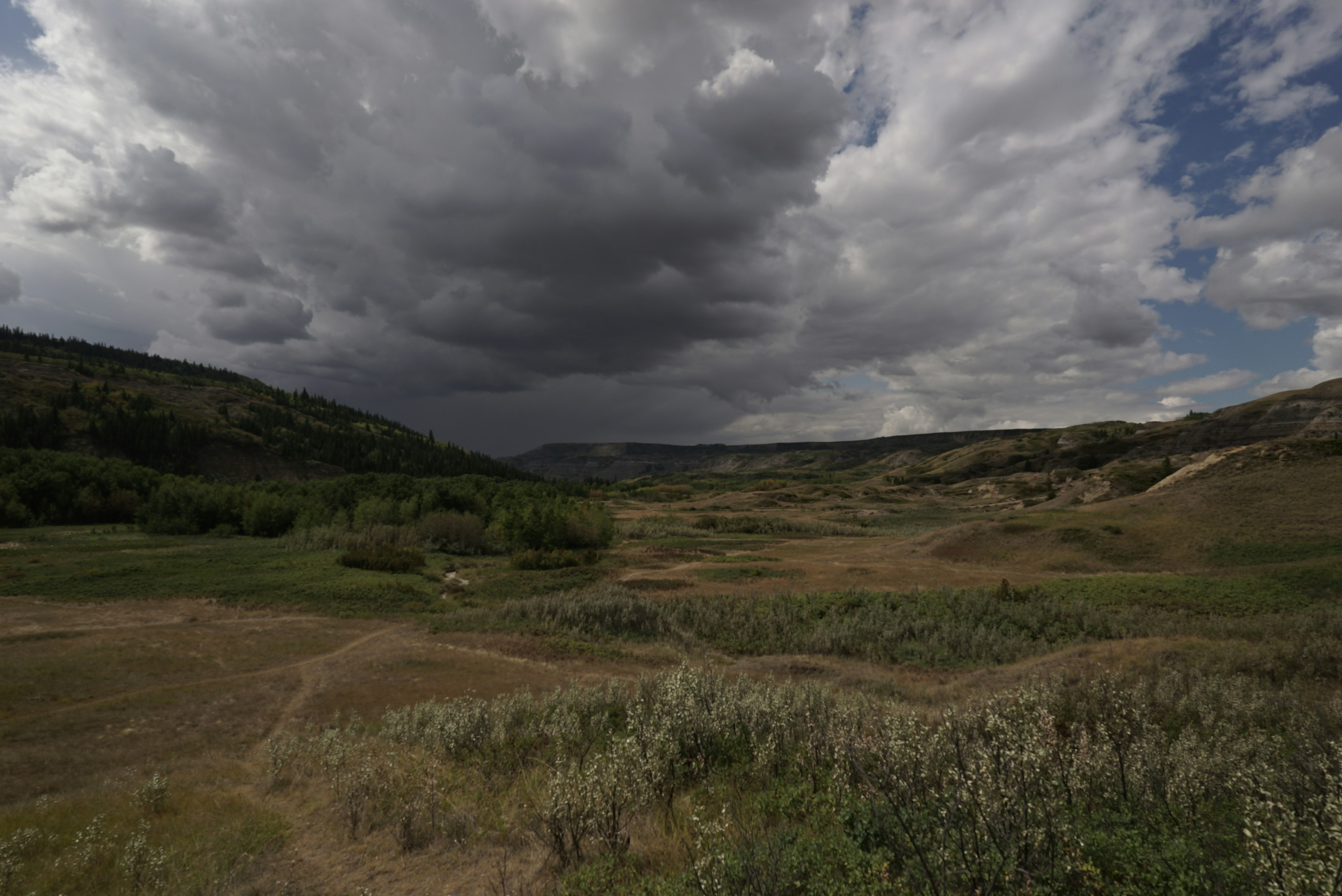 Storm Looming Over the Prairie Vales