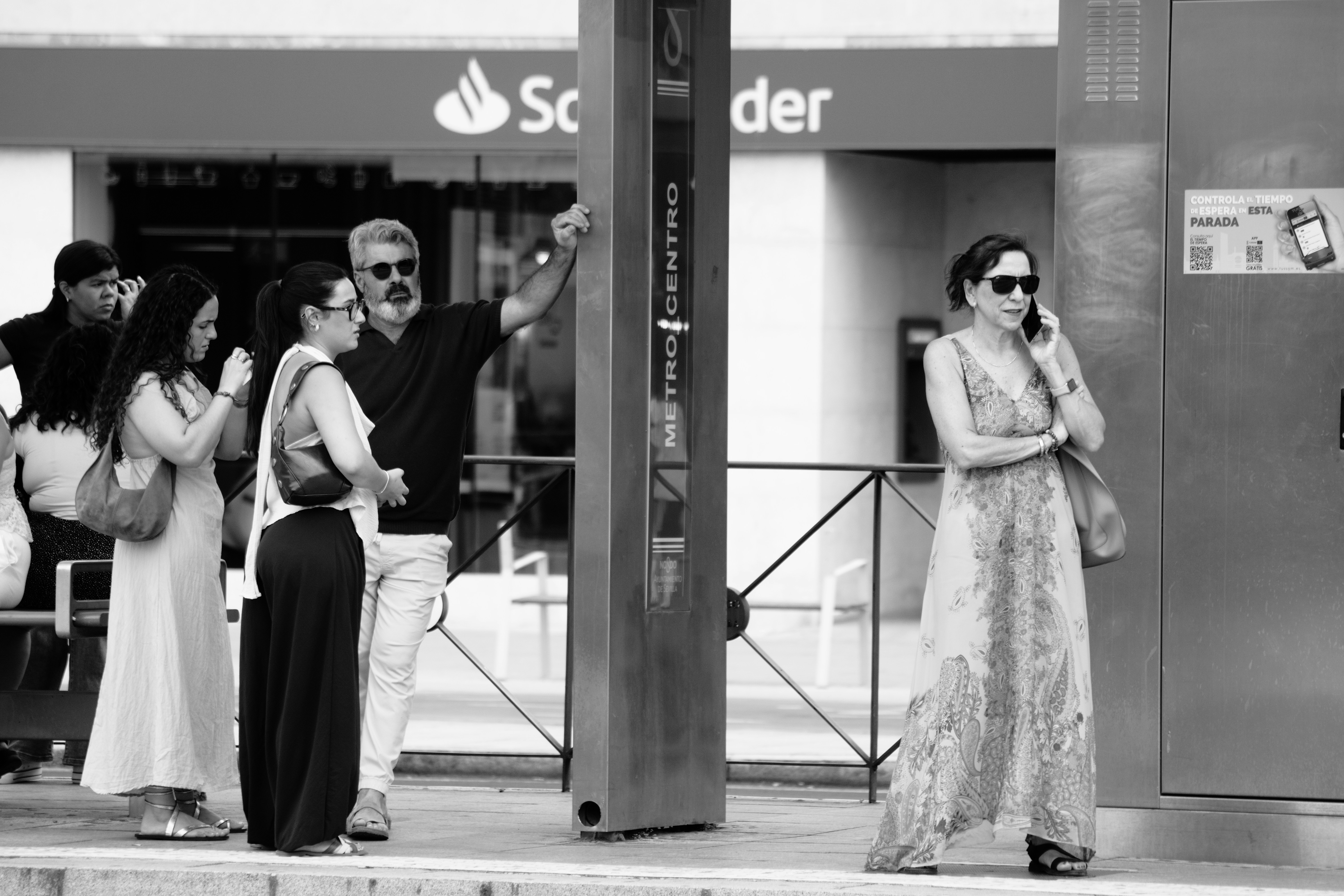 Waiting in Line and a Distant Style: Street Presence at a Transit Hub